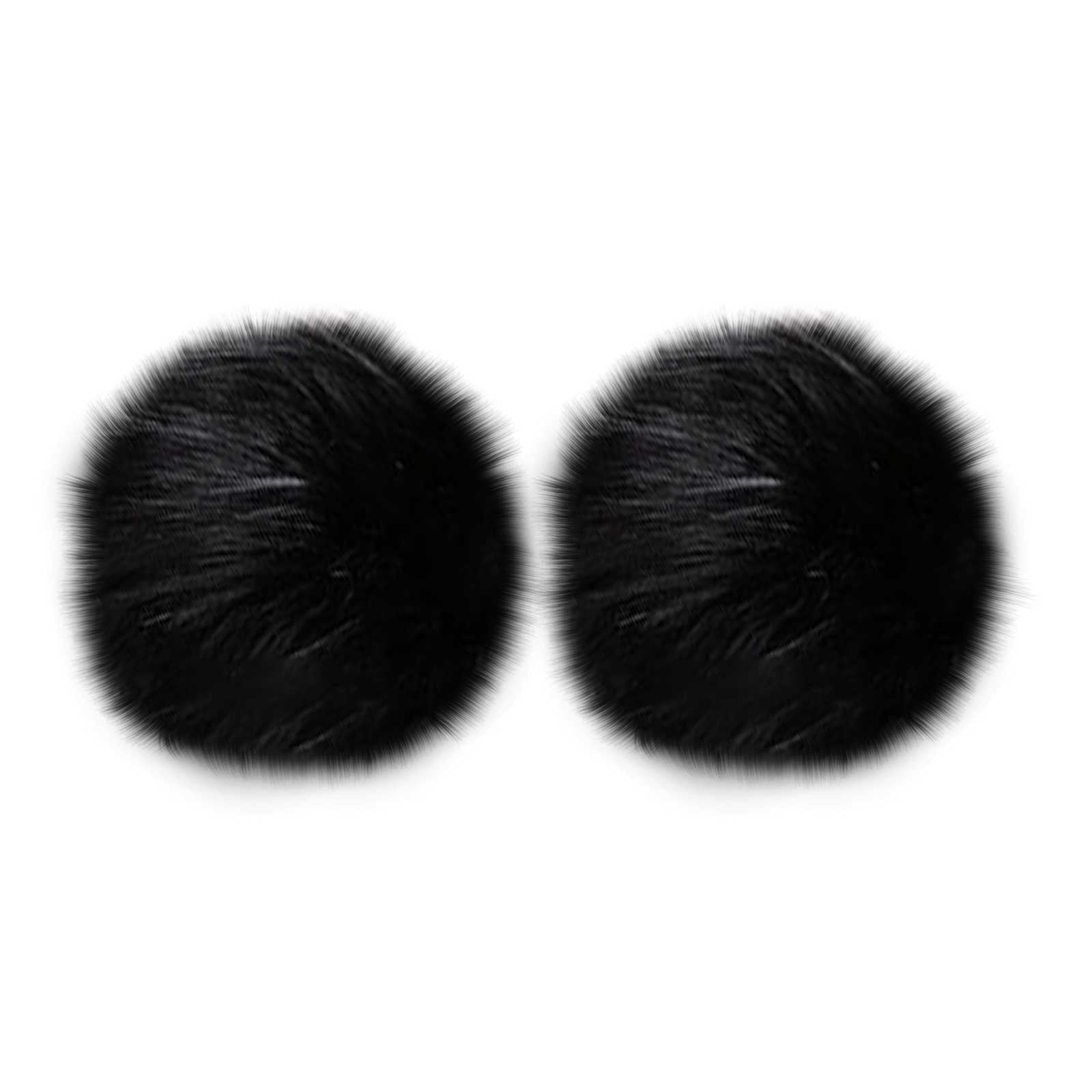 NOKIO Women's Faux Wrist Cuffs Winter Furry Wristbands Fluffy Cuff ...