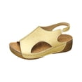 NOKIO Women's Open Toe Sandals Elastic Ankle Strap Slippers S𝗅ip On ...