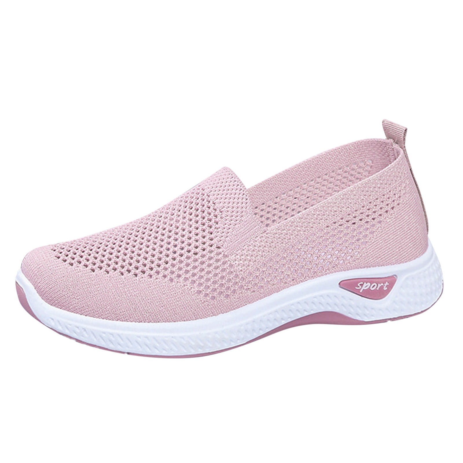 NOKIO Women's Slip on Loafer Shoes - Mesh Casual Ballet Flat Nurse ...
