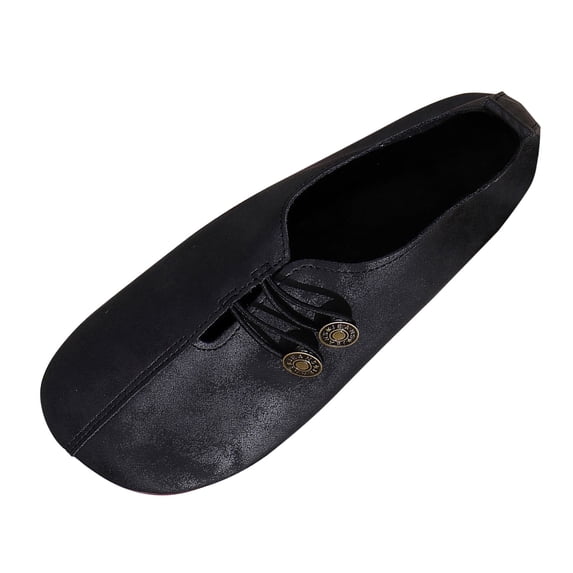 NOKIO Women's So𝗅id Color Sandals Closed Toe F𝗅a𝗍s Buckle Slippers ...