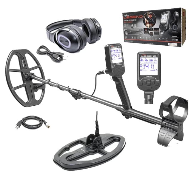 NOKTA LEGEND WHP NEXT GENERATION MULTI-FREQUENCY WATERPROOF METAL DETECTOR with 12 x 9 LG30 Coil ...