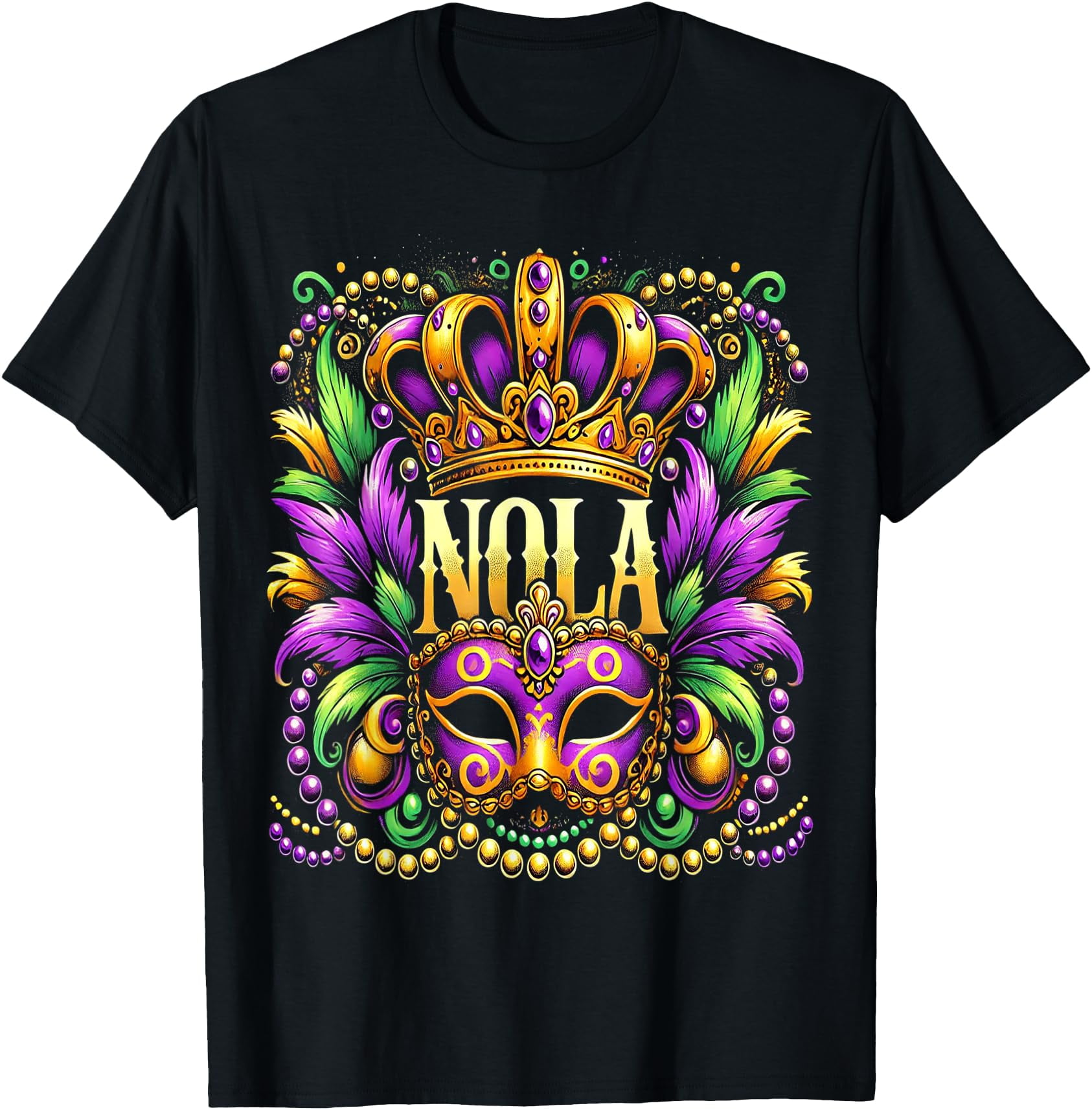 NOLA New Orleans 2025 Carnival Celebration Tee New Orleans Shirt, Mardi ...