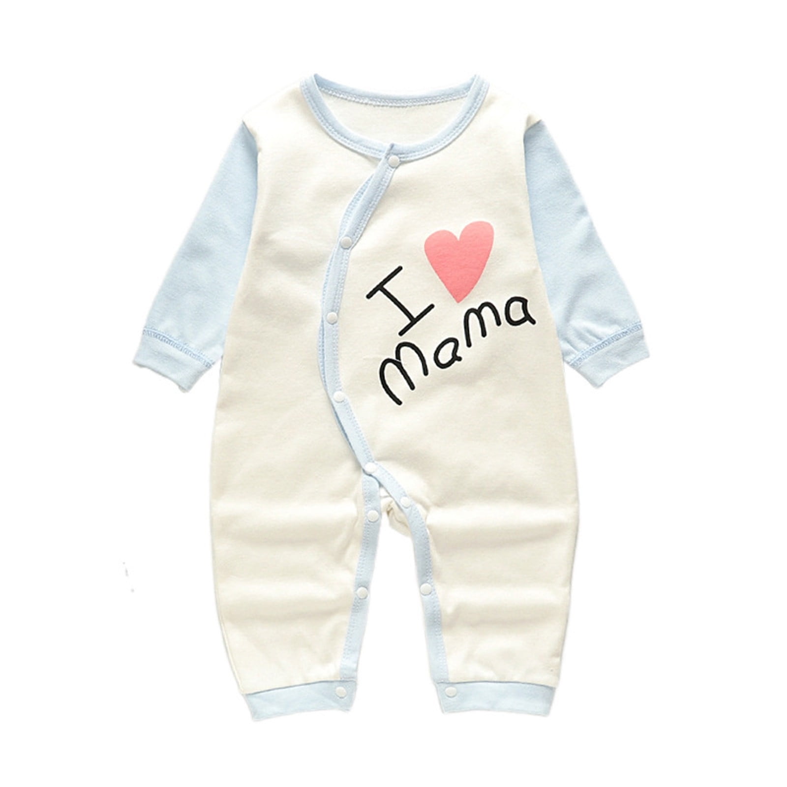 NOLDARES Baby Boy Girl Clothes Romper Long Sleeve One-Piece Jumpsuits Outfits Sets(BU2,6-12 ...