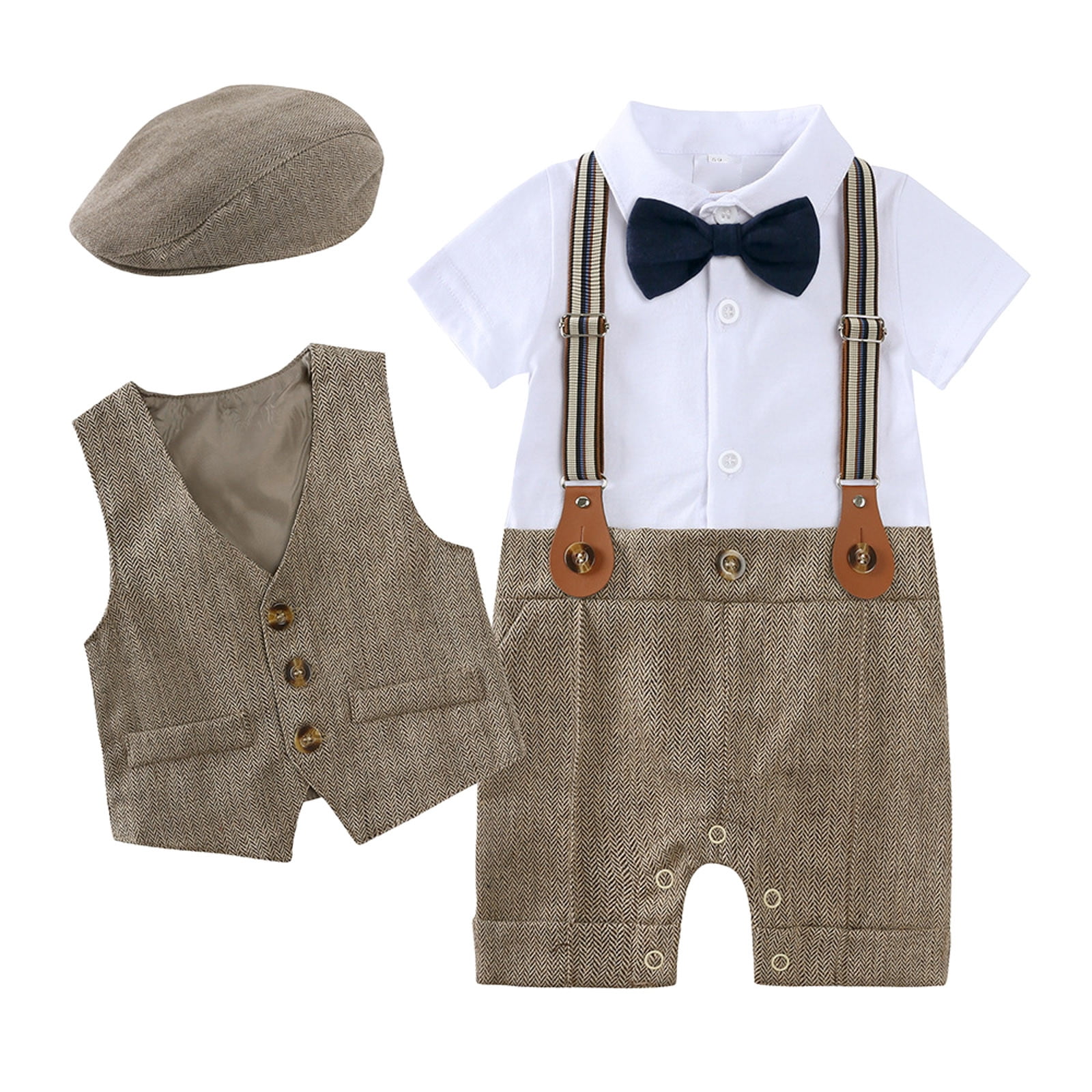 NOLDARES Baby Boy Summer Clothes Baby Boy Suit Formal Outfits Jumpsuit ...