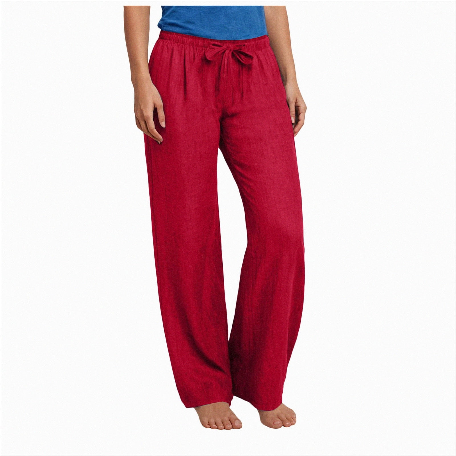 NOLDARES Cargo Pants Women Low Waisted Parachute Pants with Pockets ...