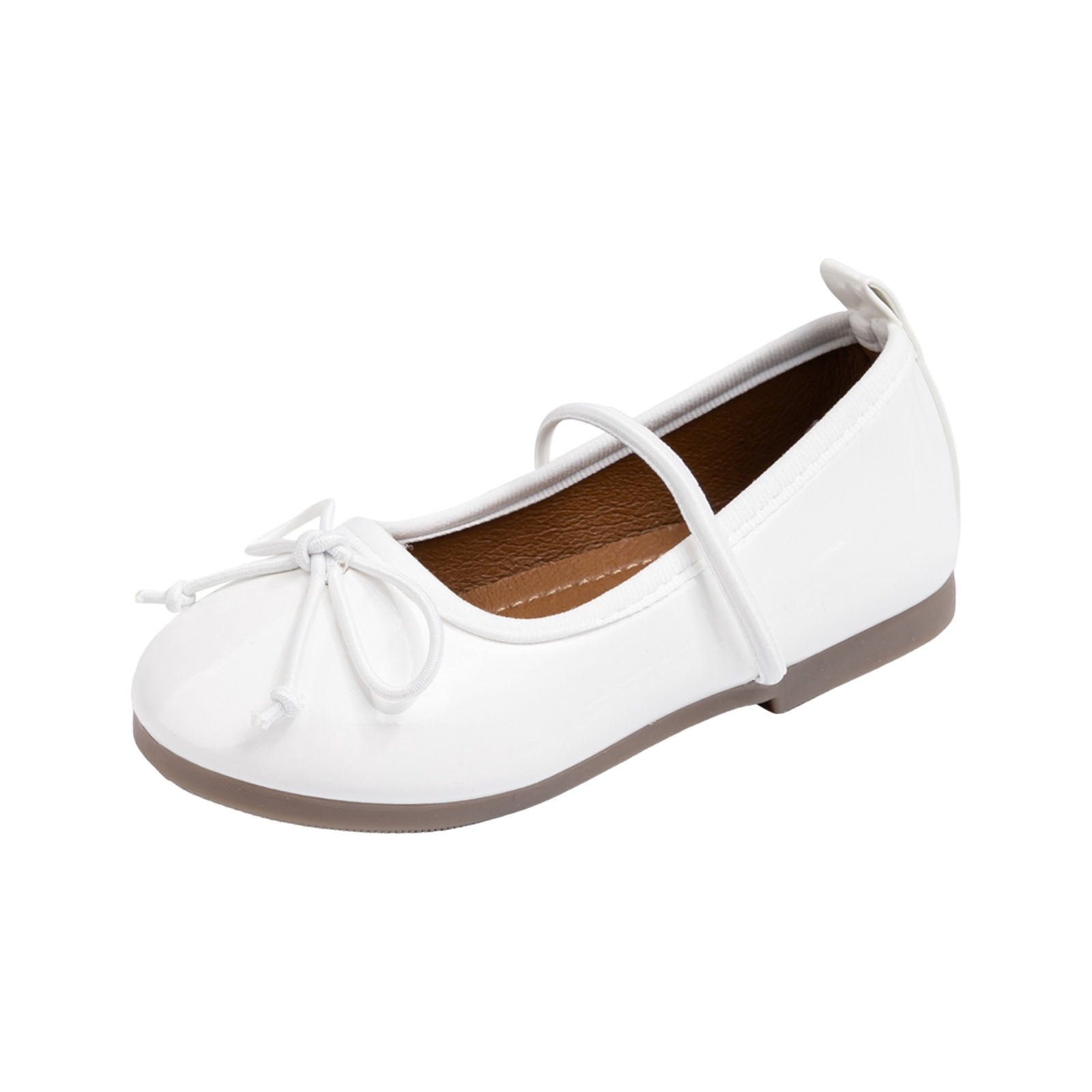 NOLDARES Girls Flats Dress Shoes: Little Kid Princess Ballerina Flats ...