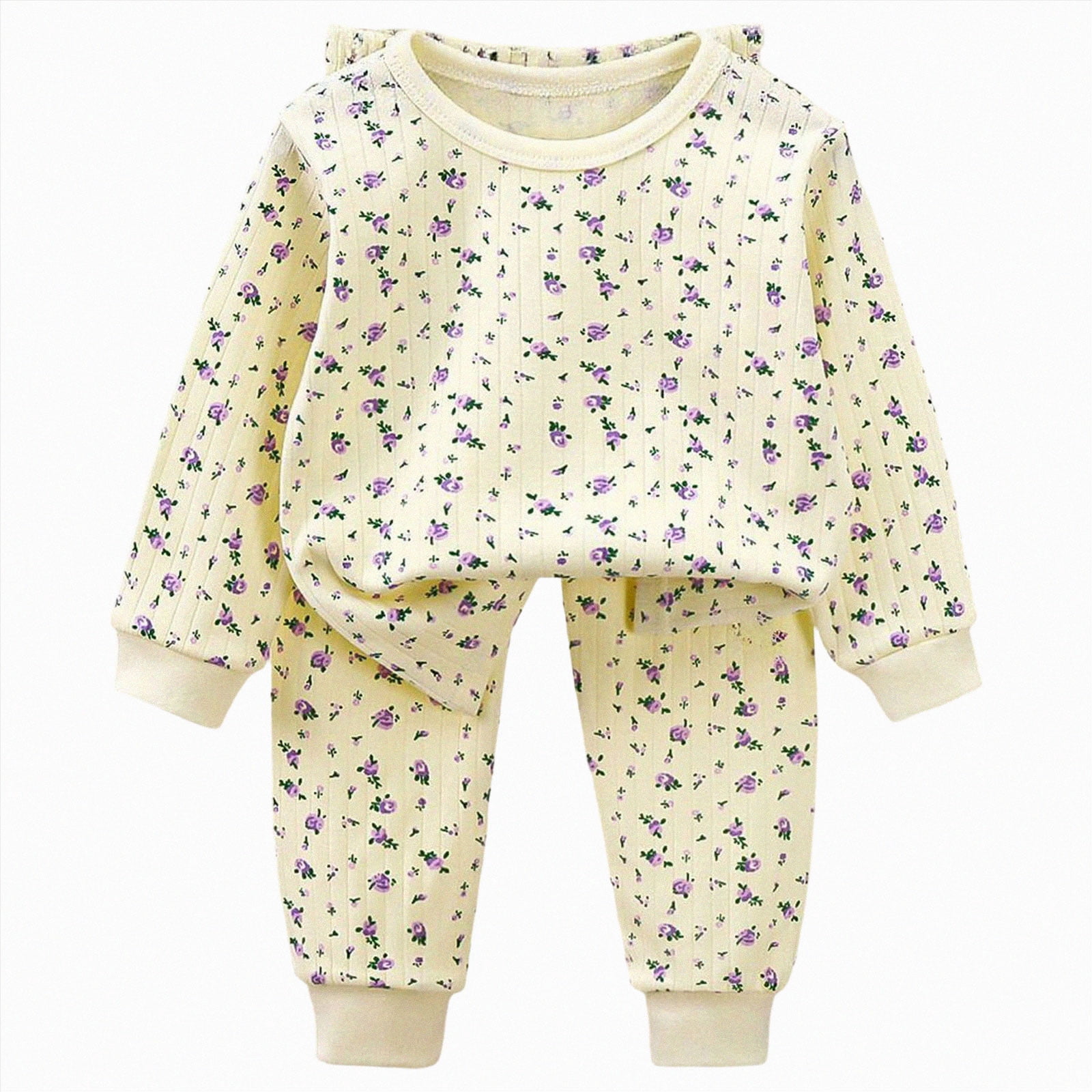 NOLDARES Infant Baby Girl Cute Outfits Long Sleeve Sweatshirt and ...