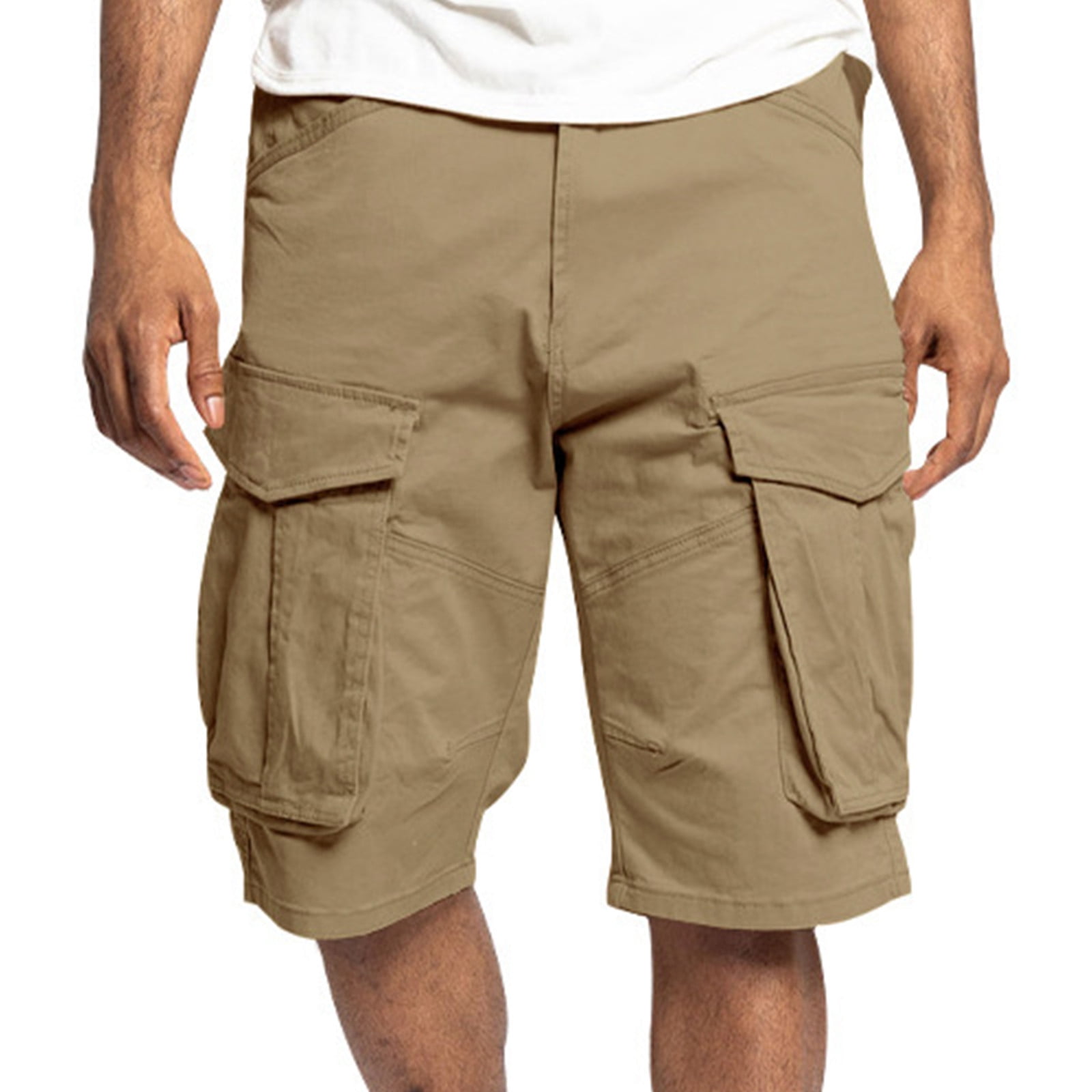 NOLDARES Men's 5 inch Inseam Shorts Pull-On Relaxed Fit Comfort Stretch ...