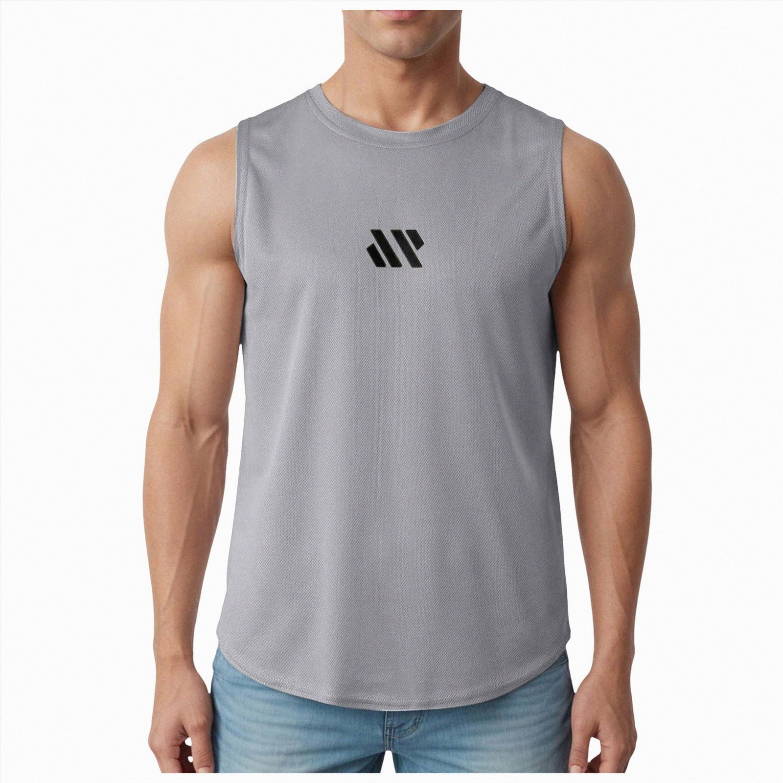 NOLDARES Men's Beach Casual Tank Tops Breathable Sleeveless Workout ...