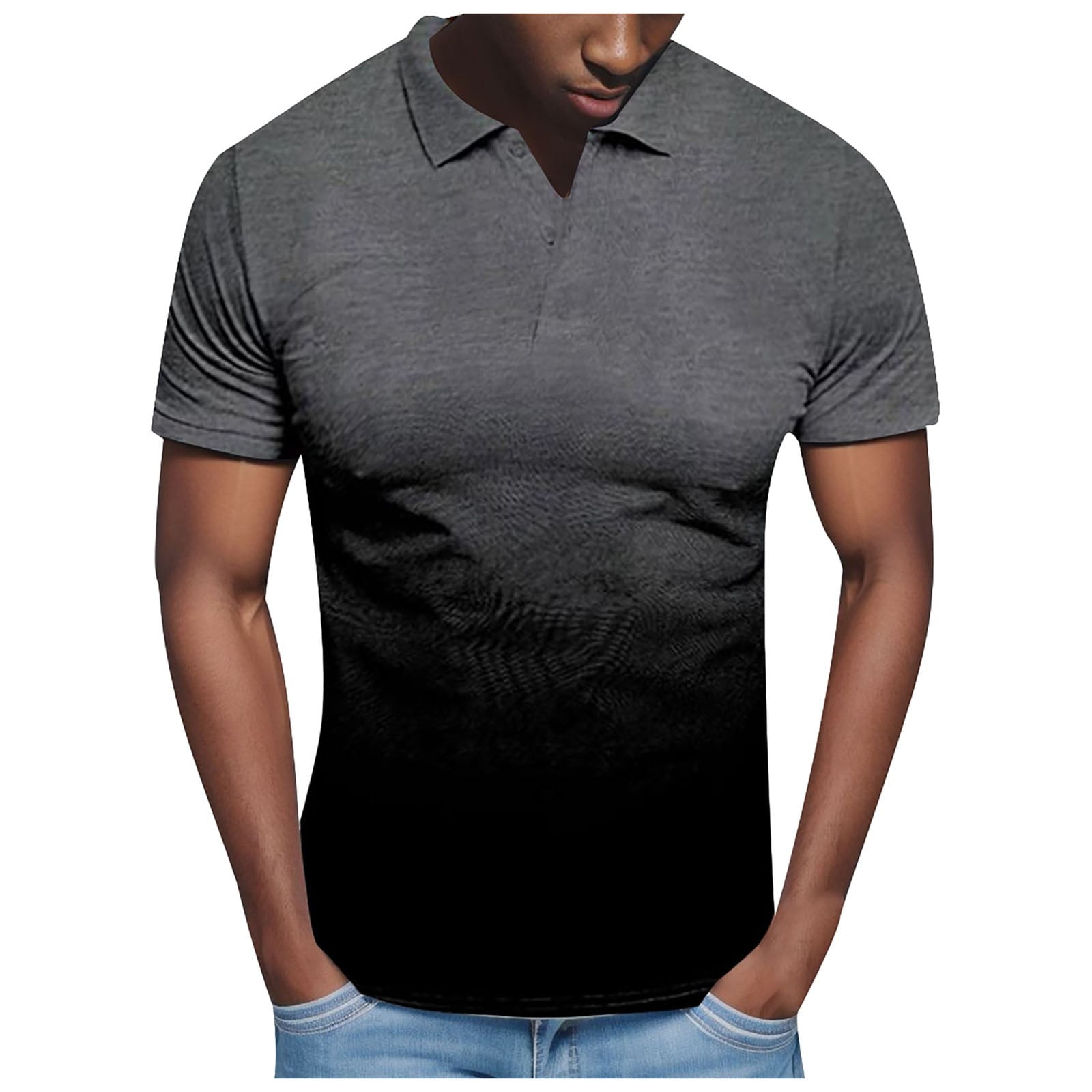 NOLDARES Mens Golf Polo Shirts Quick-Dry Short Sleeve Collared Classic ...