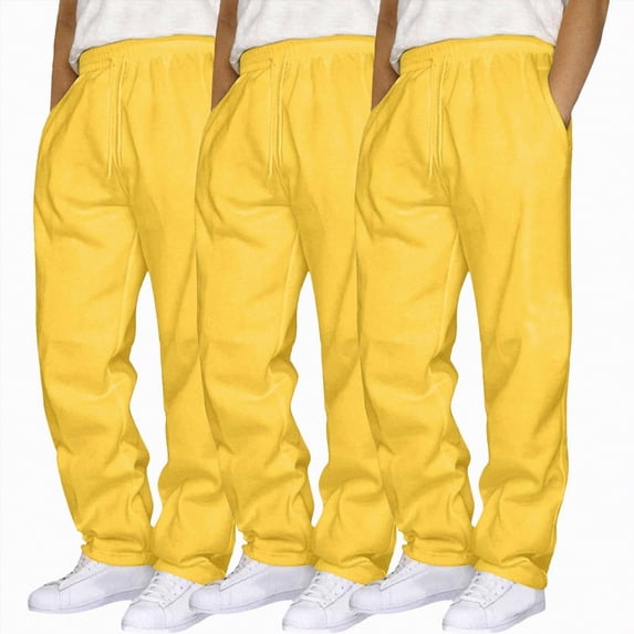 NOLDARES Mens Lightweight Wide Leg Sweatpants Lounge Pants Elastic ...