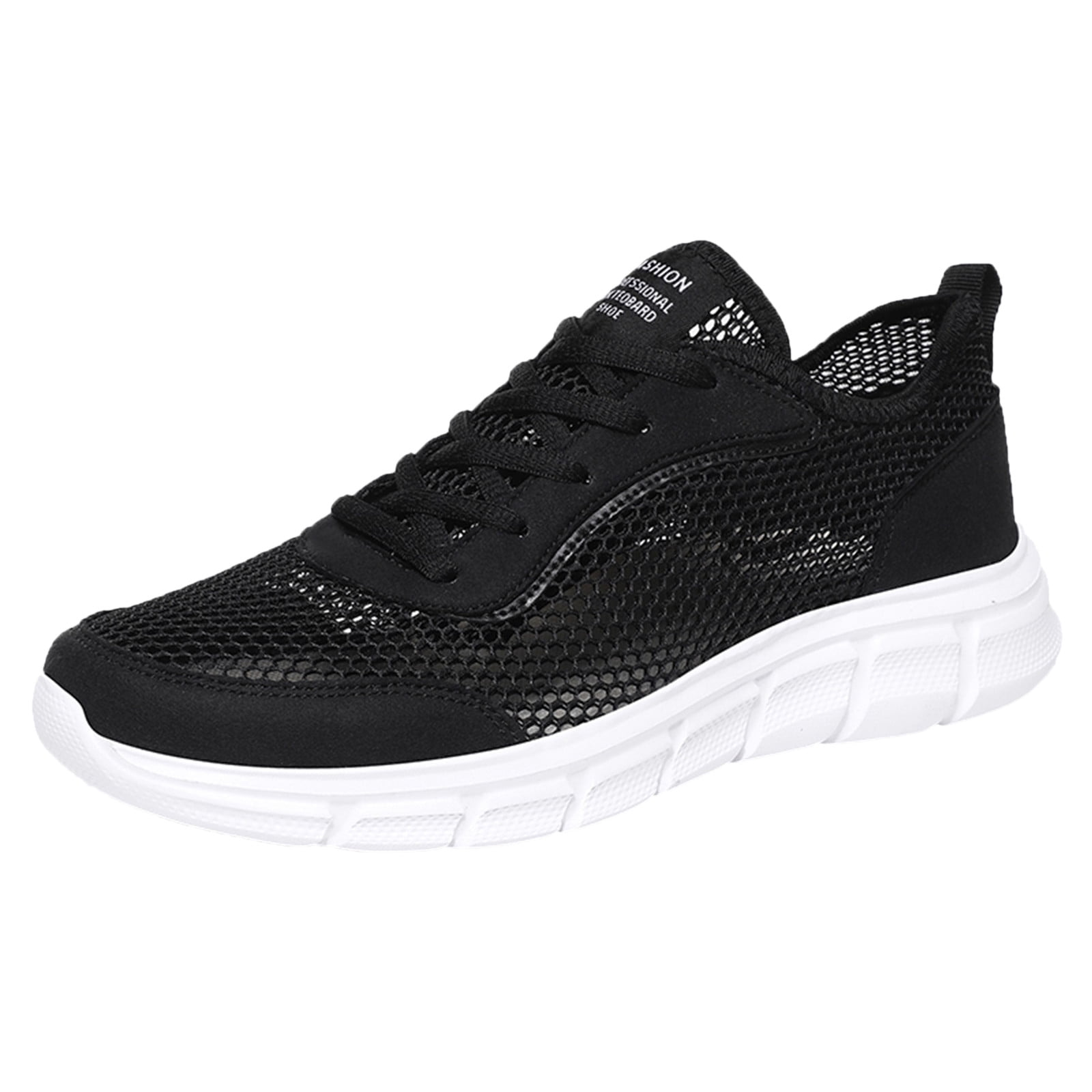 NOLDARES Mens Running Shoes Slip-on Walking Tennis Sneakers Lightweight ...