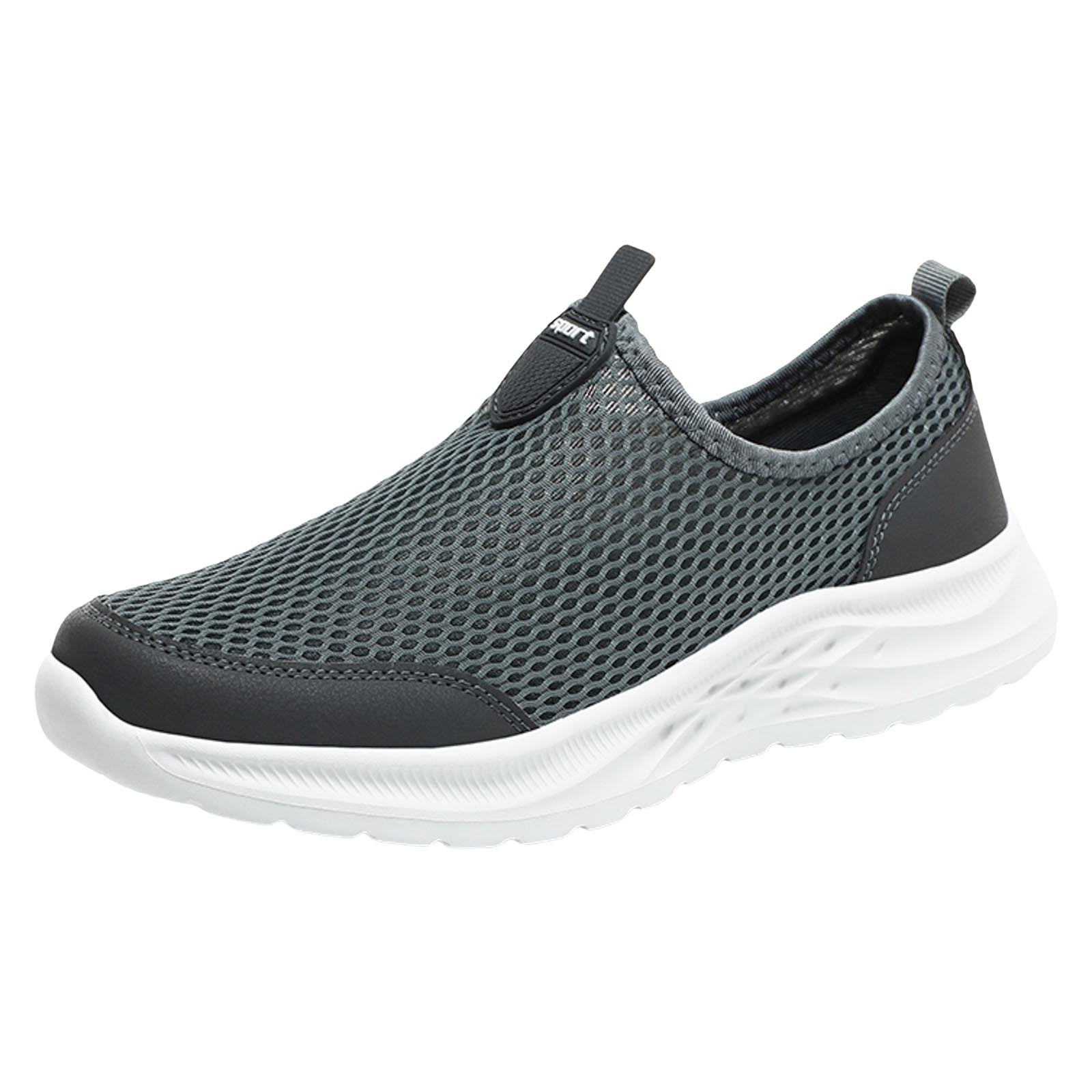 NOLDARES Mens Slip On Shoes - Breathable Casual Loafers Shoes - Mens ...