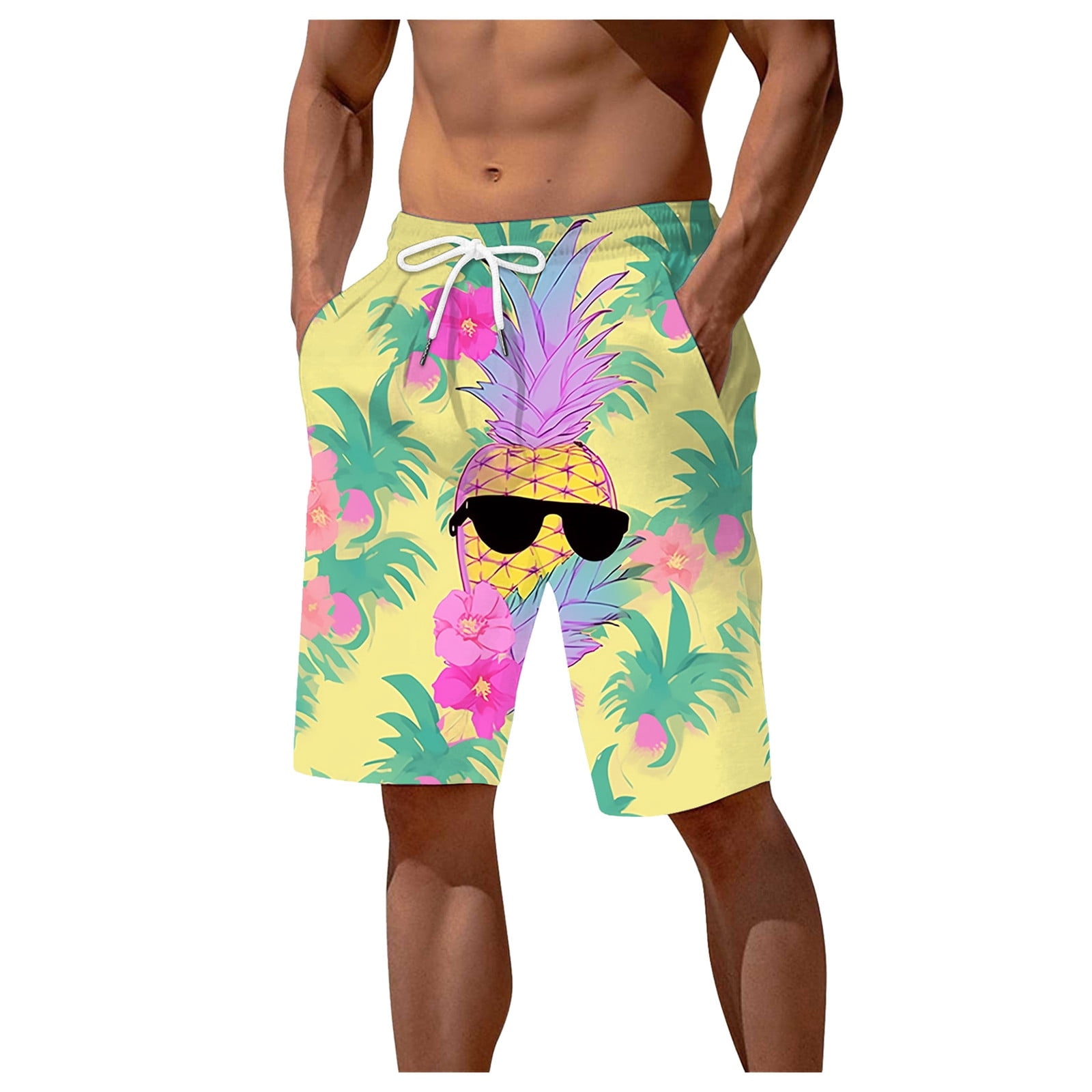 NOLDARES Mens Swim Trunks Long, Quick Dry Mens Boardshorts, Inseam Mens ...