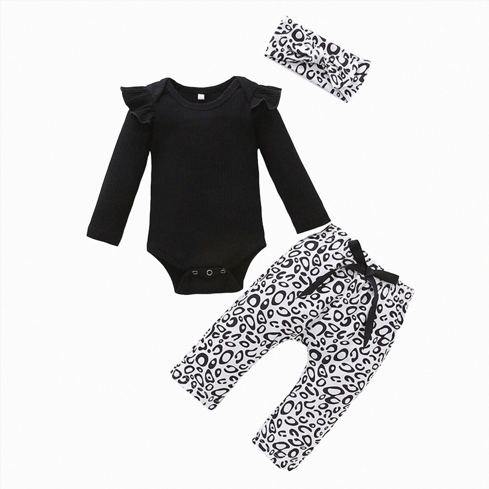 NOLDARES Newborn Infant Baby Girl Fall Winter Clothes Cartoon Print ...
