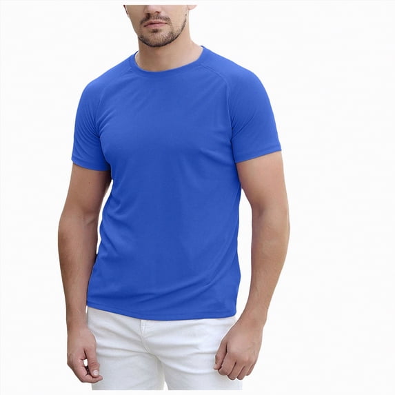 NOLDARES Round Neck Graphic Tees for Men Summer Fall Short Sleeve T ...