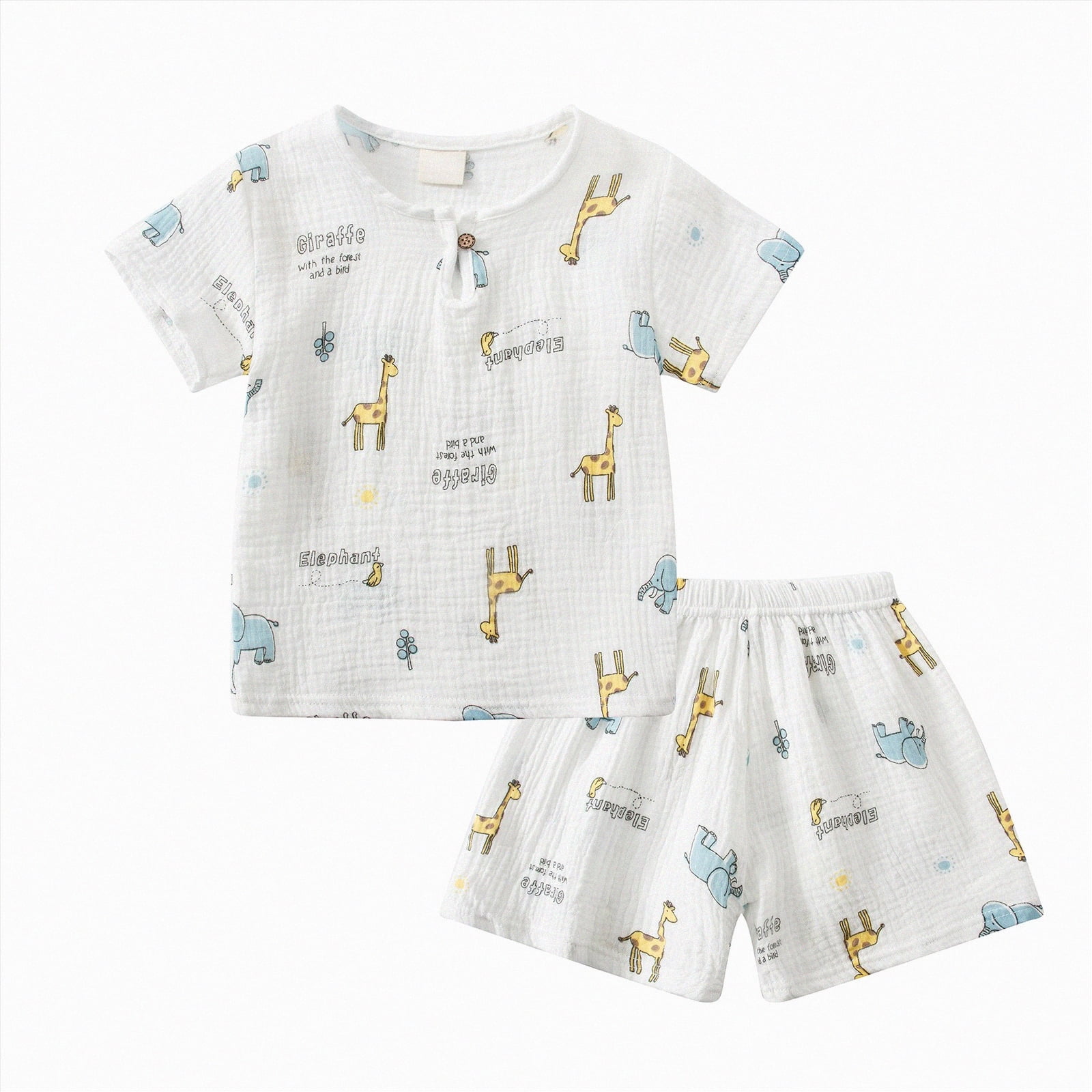 NOLDARES Toddler Baby Boy Clothes for Boys Cute Summer Short Sleeve T ...