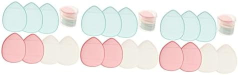 NOLITOY 21 Pcs Fingertip Puff Mini Powder Puffs Finger Soft Makeup Puff ...