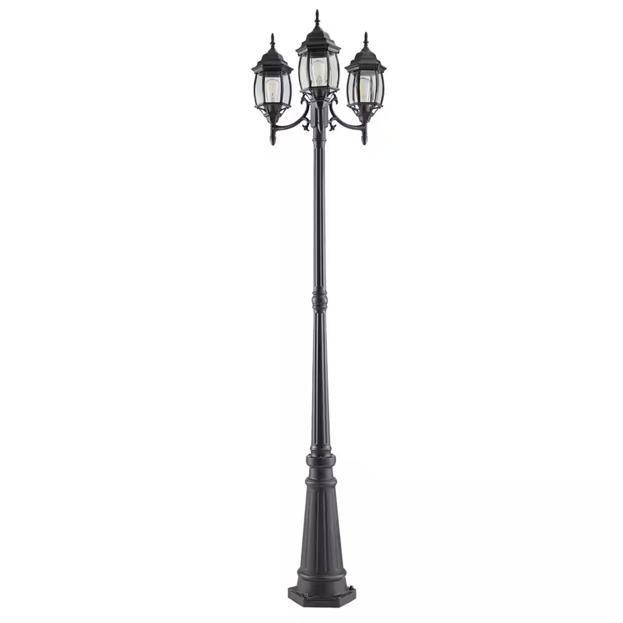 Noma Outdoor Patio Light Fixtures, Triple-Head Weatherproof Electric ...