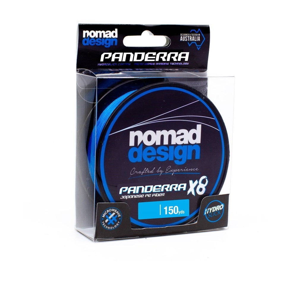 NOMAD Panderra Cyan Blue X8 Braid 150yards, 40# - Walmart.com