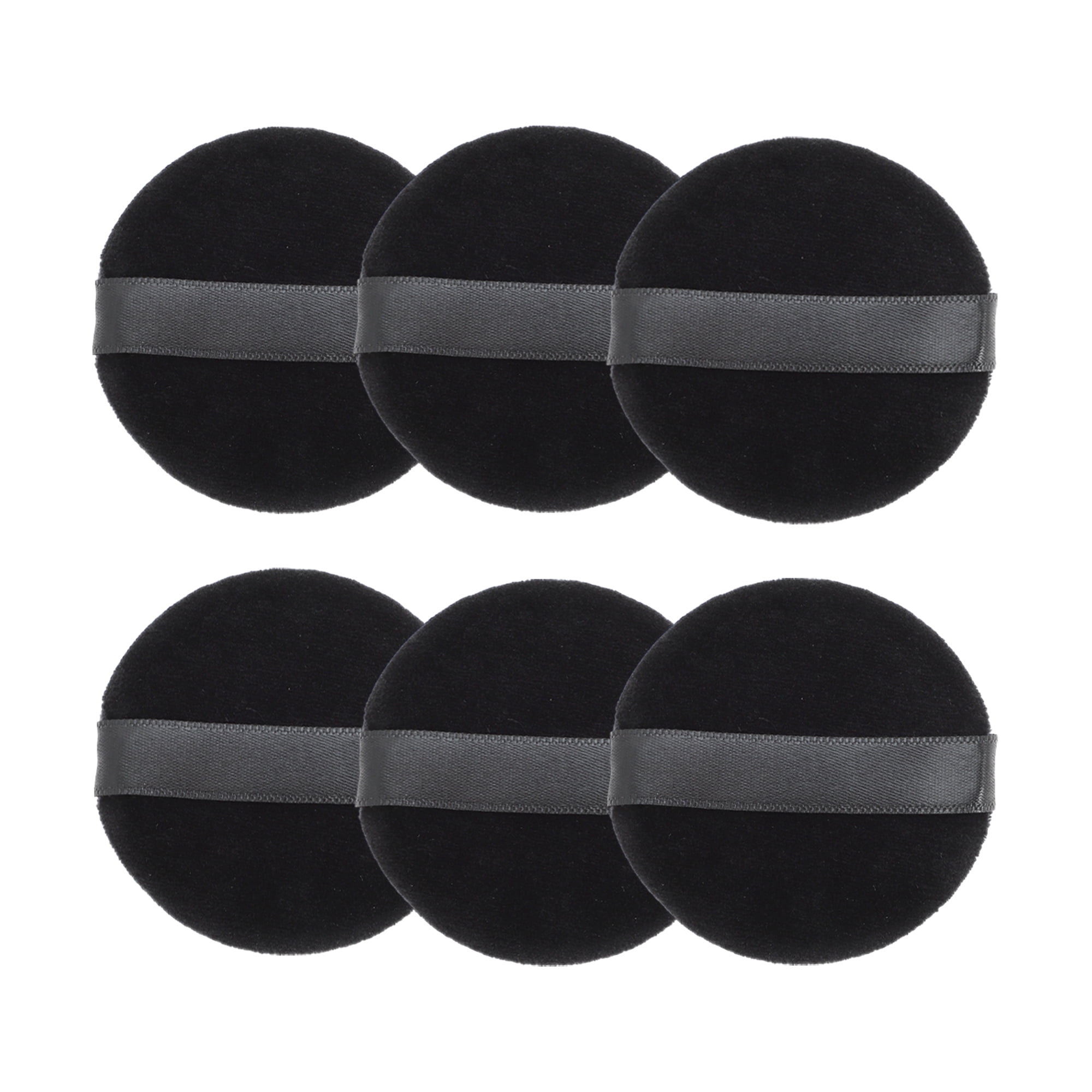 NOMADIC NOOK Durable Round Makeup Powder Puff Black 6 Pcs - Walmart.com