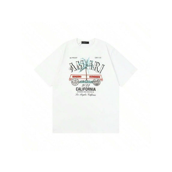 NOMAN HAIDEG-AMIR-Spring Summer New AMIR Letter Print Casual Loose ...