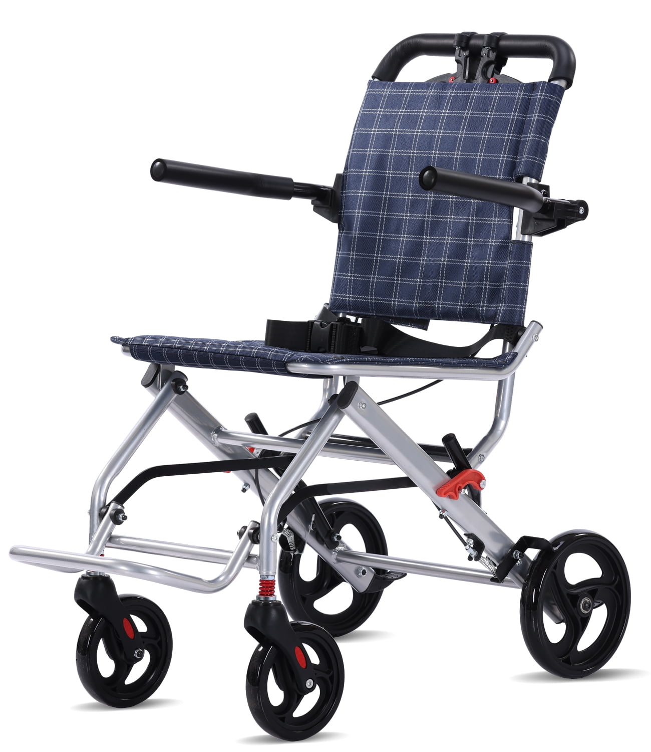 NOMIGO Ultralight Adult Transportation Wheelchair Aluminum Weighs Only ...