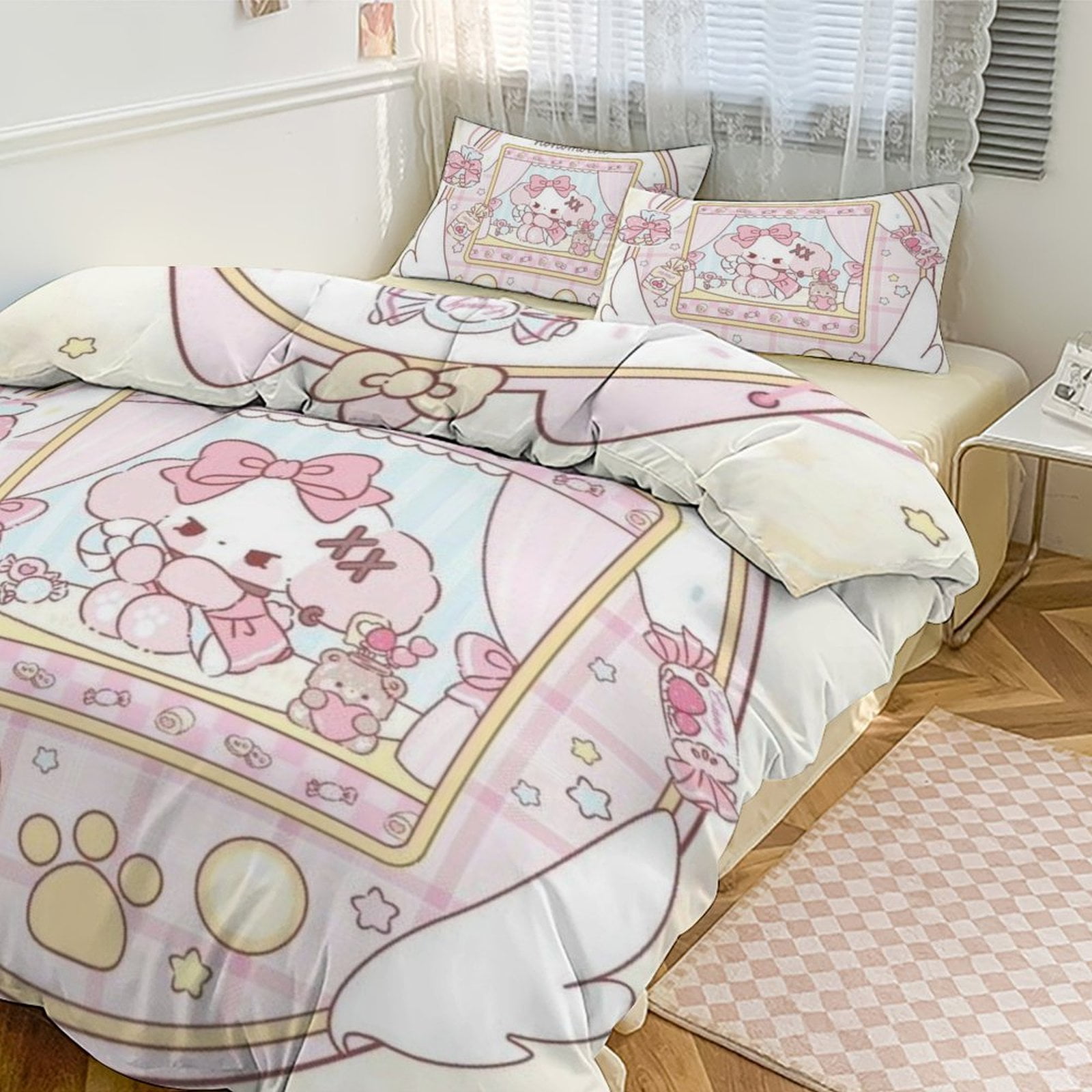 NONO-MOCHI Bedding Set Anime Three-piece for Boys Girls Teens King NONO ...