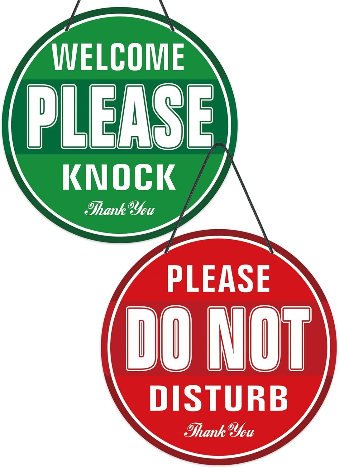 NOO 'Please Do Not Disturb' PVC Round Door Plaque - Office Meeting ...