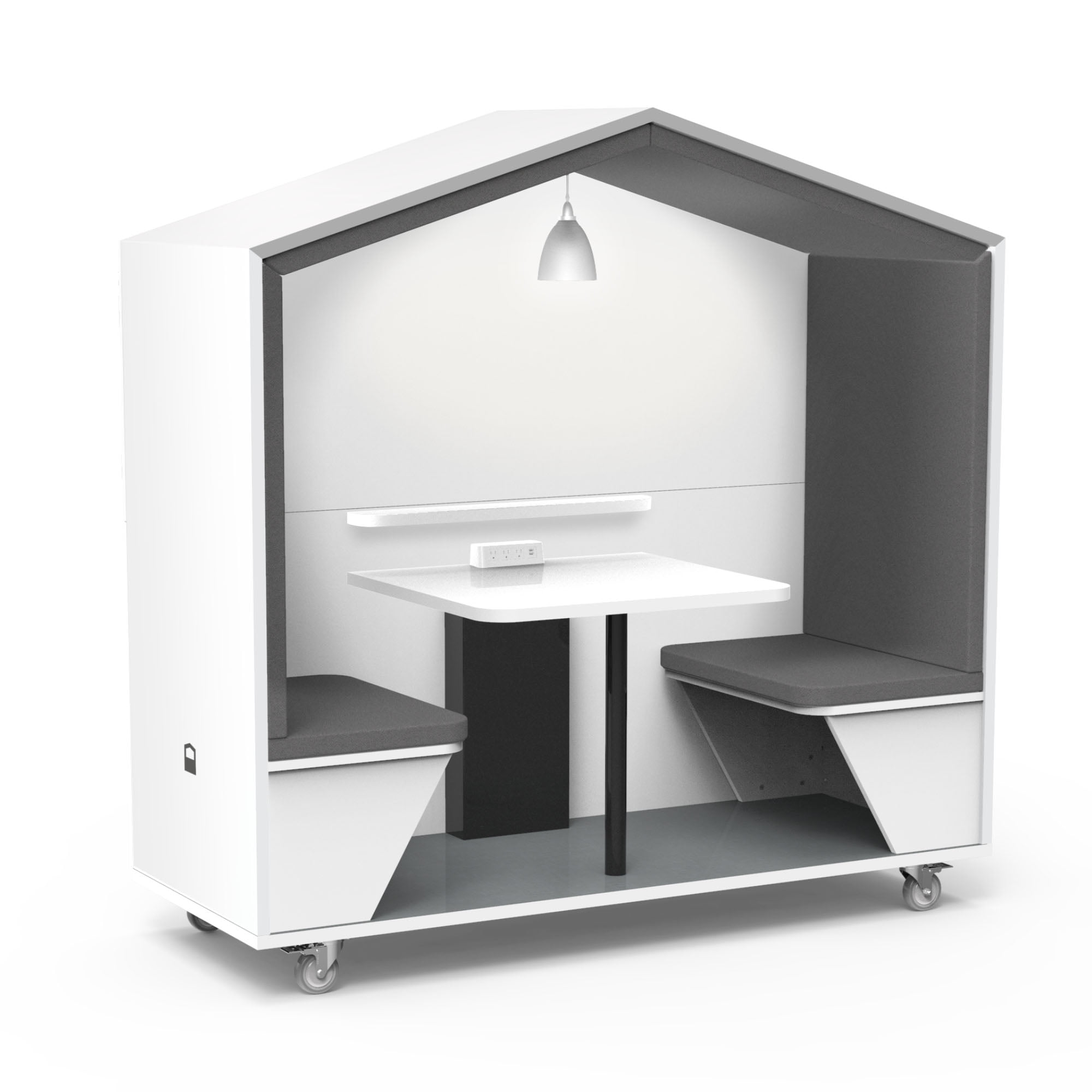 NOOK Huddle, Quiet Meeting Pod, Portable, Acoustic Panels, Storage ...