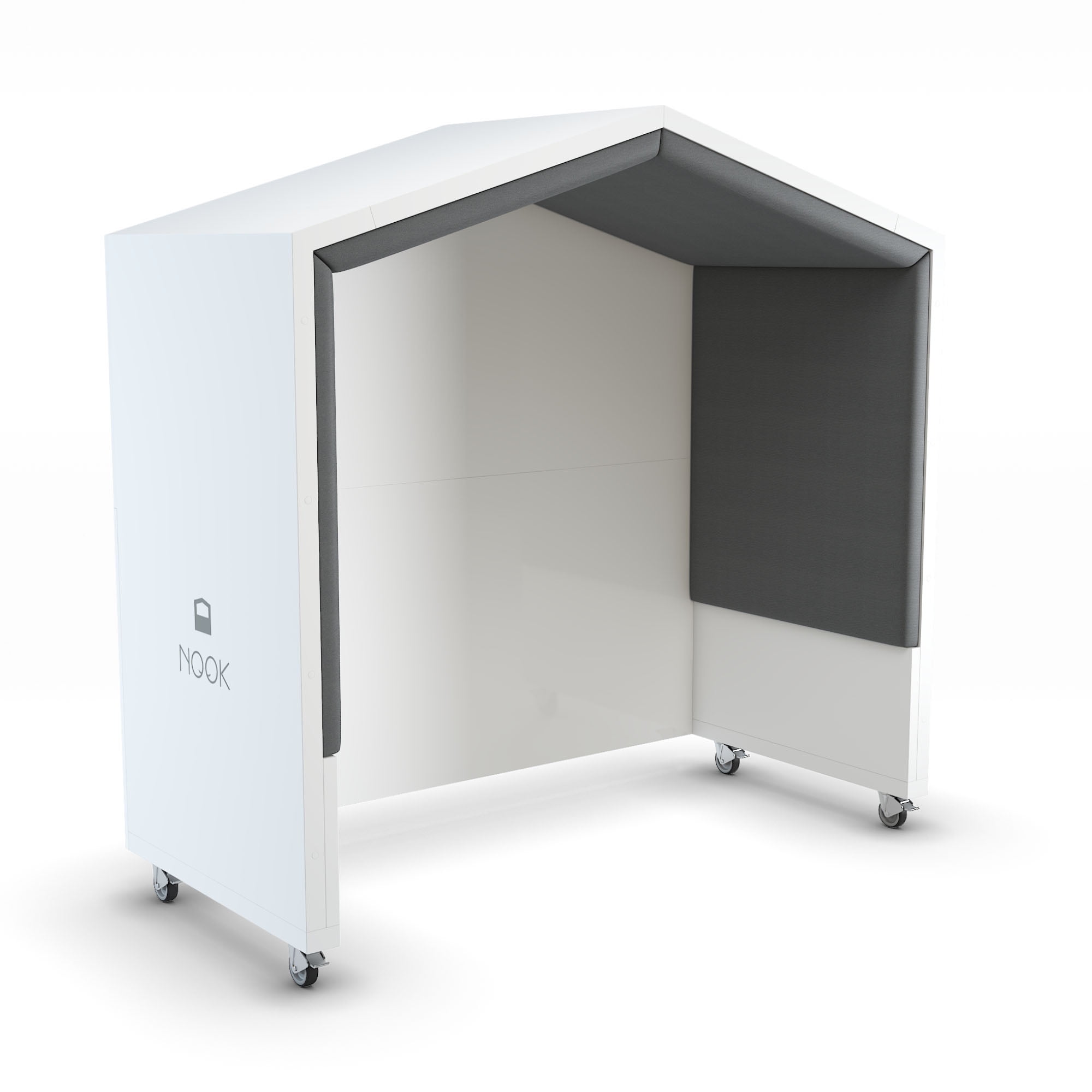 NOOK Shelter, Quiet Meeting Pod, Acoustic Panels, Dual-Sided Whiteboard ...