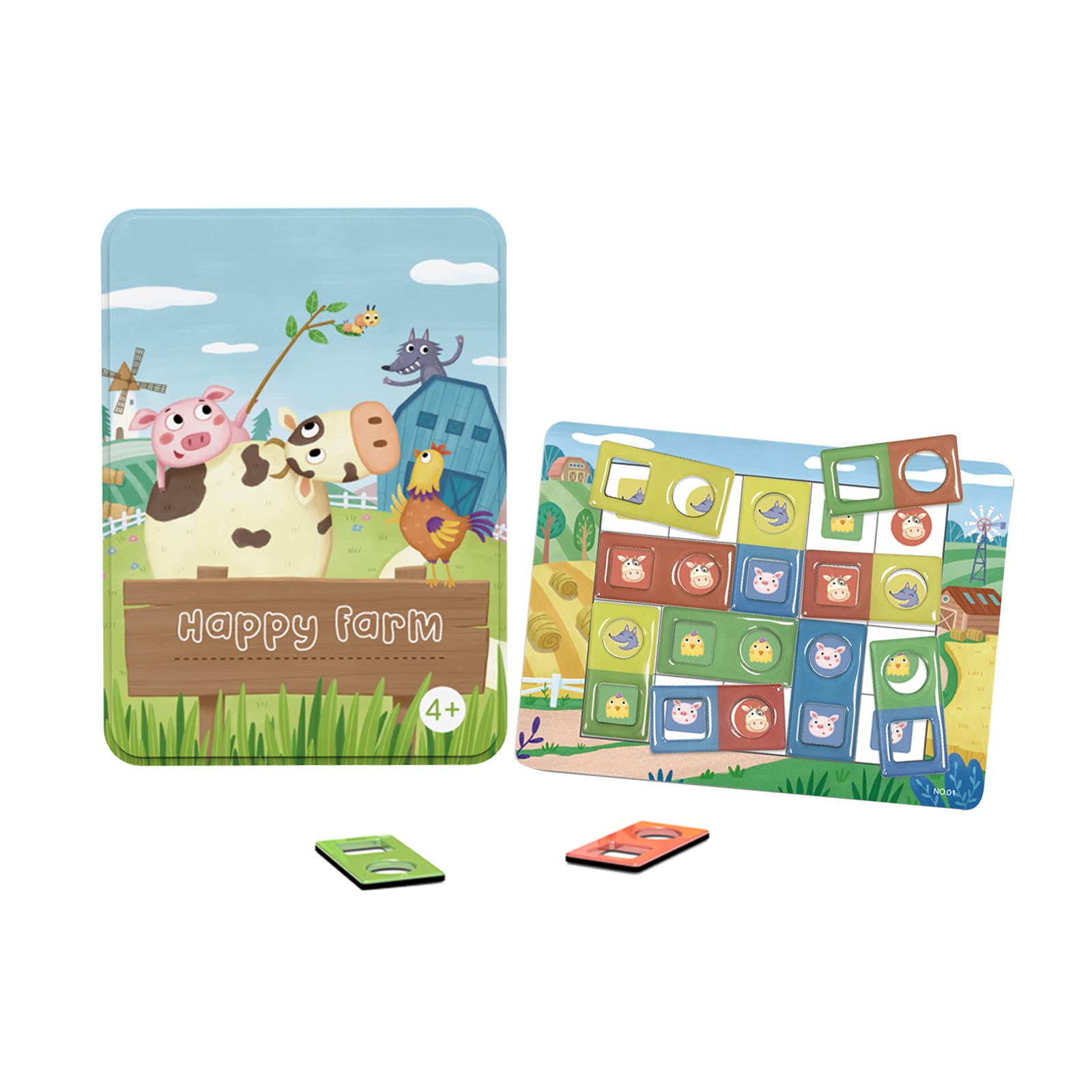 NOOLY Matching Game, Puzzle Game for Kids, Brain Game Logic Game Intelligence Jigsaw STEM ...