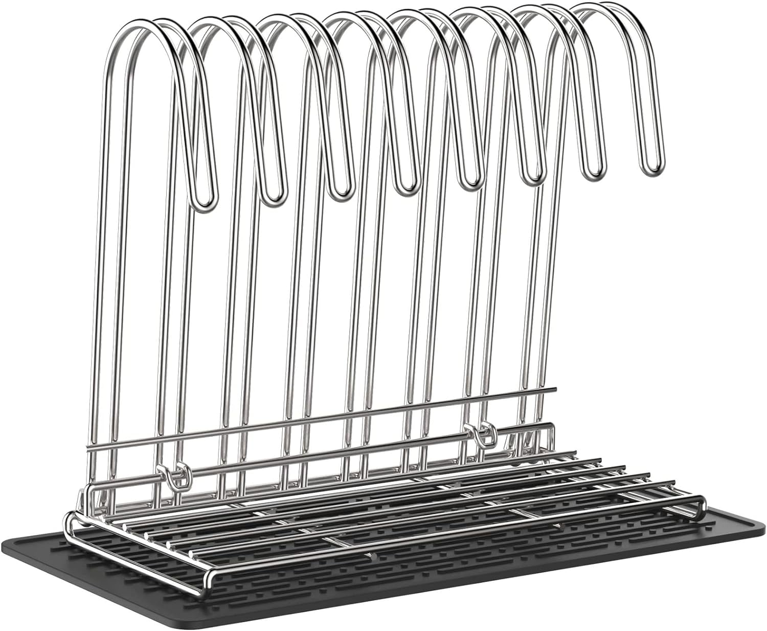 NOOOO Reusable Bag Rack with Cup Drying Mat,Plastic Bag Dryer Rack Dish ...