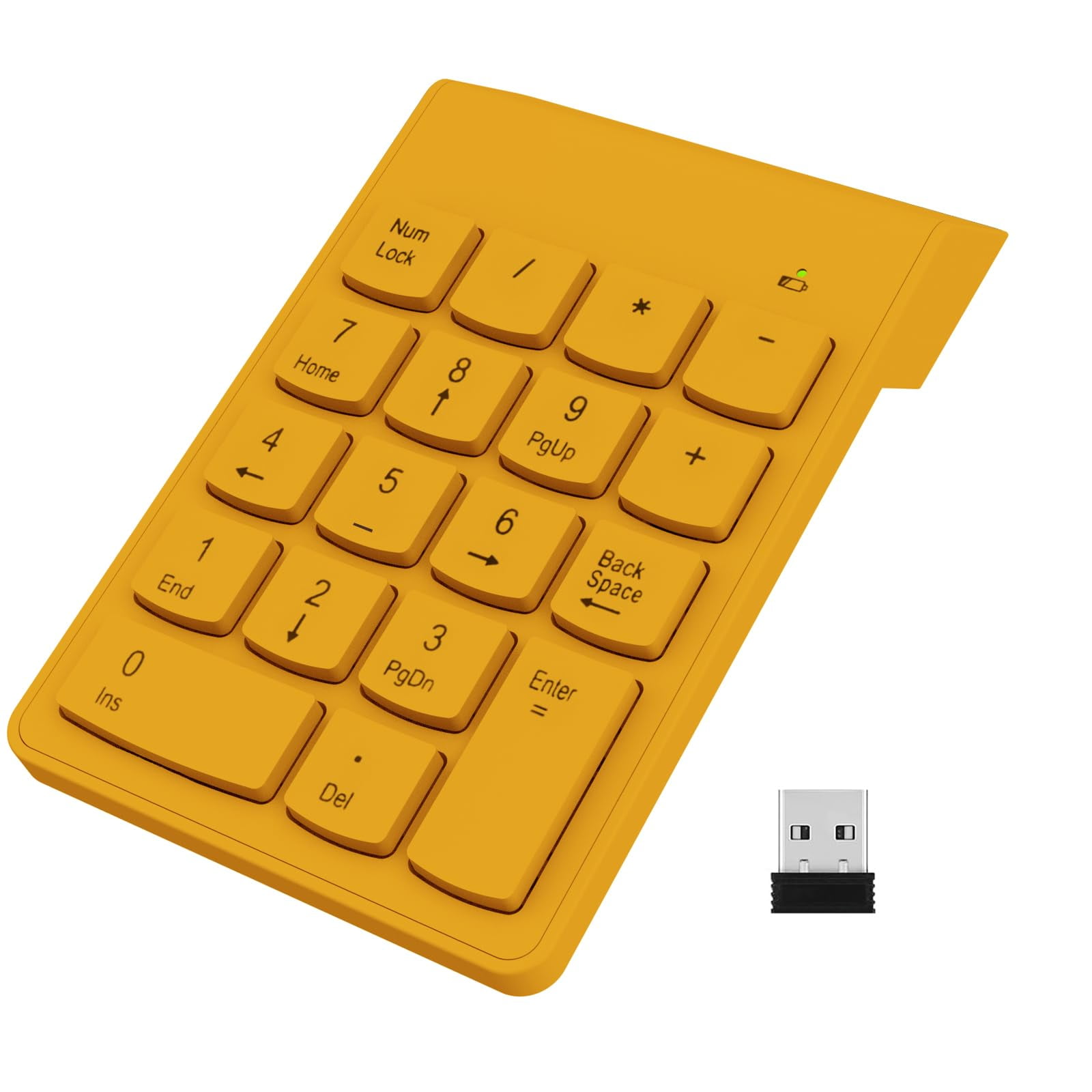 NOOX Wireless Numpad, Numeric Keypad Number Pad Compatible with Laptops ...
