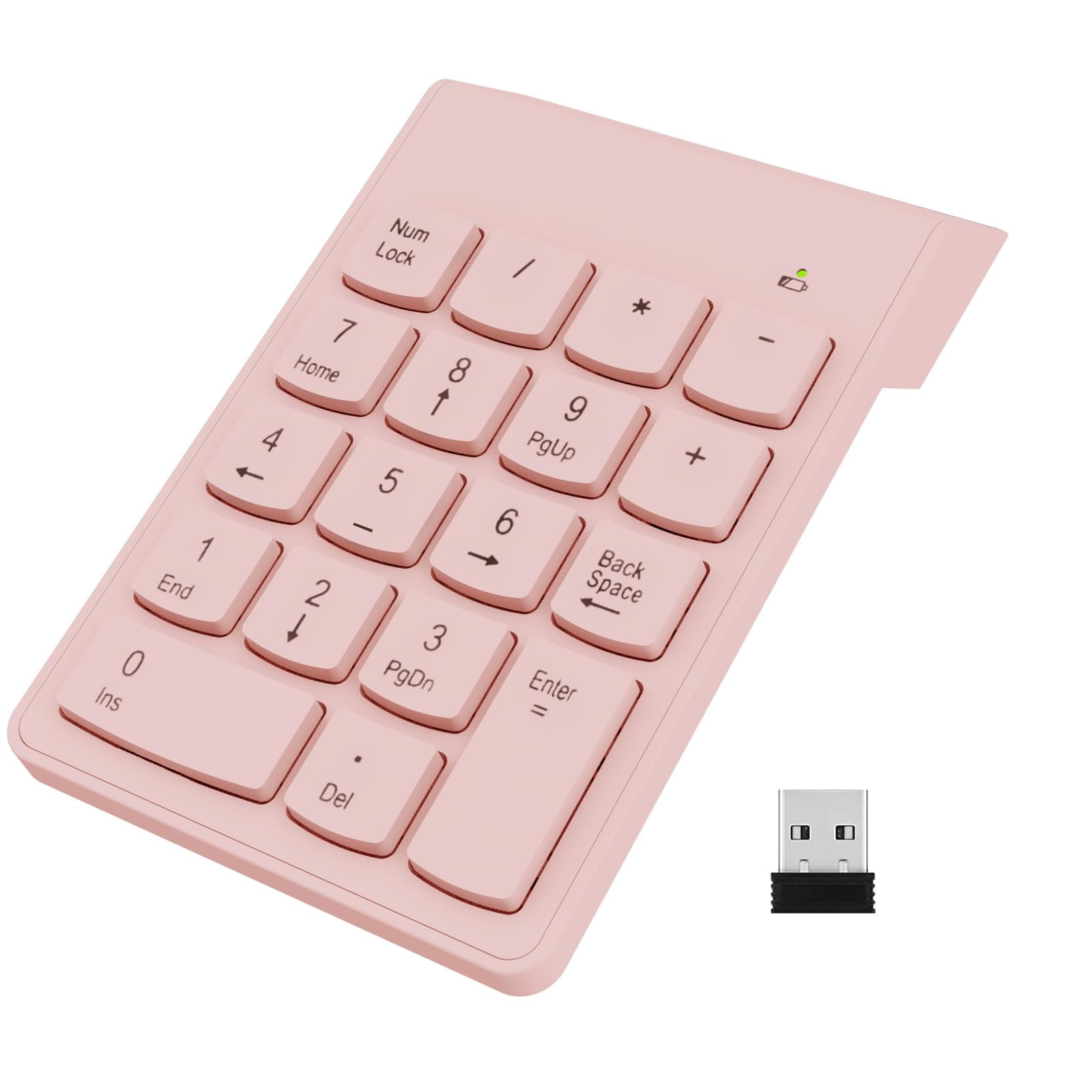 NOOX Wireless Numpad, Numeric Keypad Number Pad Compatible with Laptops ...