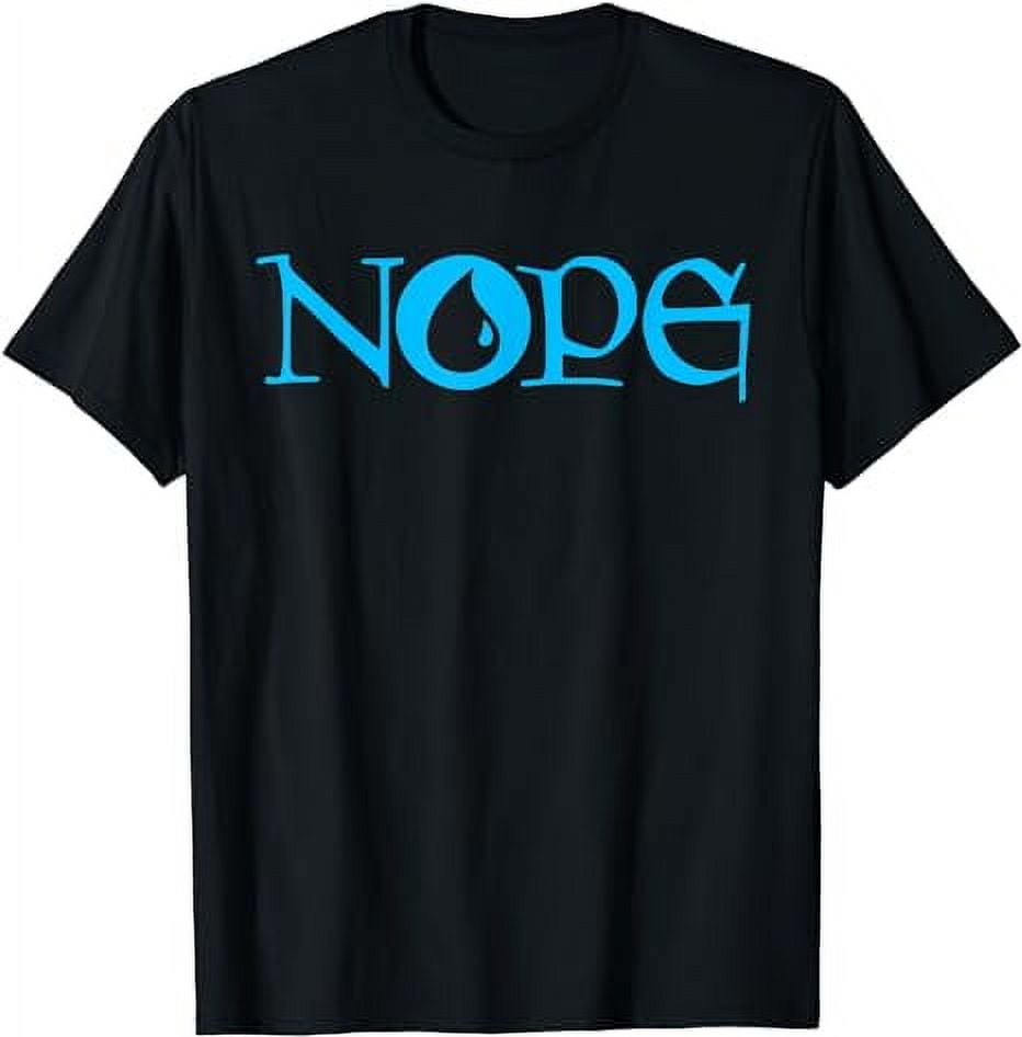 NOPE | Dark Blue Magic | Island Mana Symbol T-Shirt - Walmart.com
