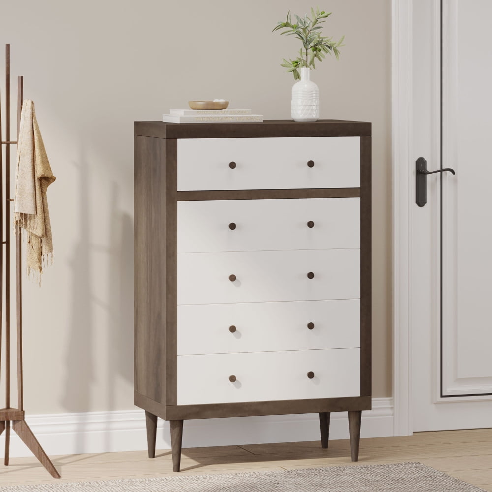 NORDIC 5-DRAWER CHEST Modern 5 Drawer Dresser for Bedroom, Simply Chest ...