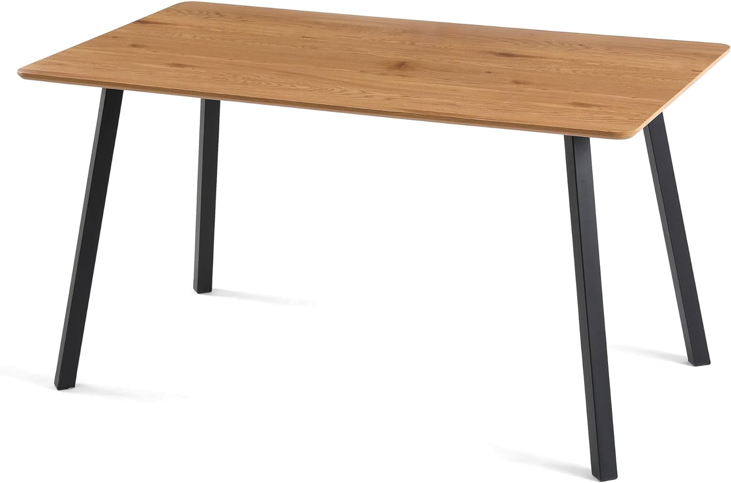 NORDICANA 49" Home Kitchen Dining Table Oak Wood Grain, Modern MDF ...