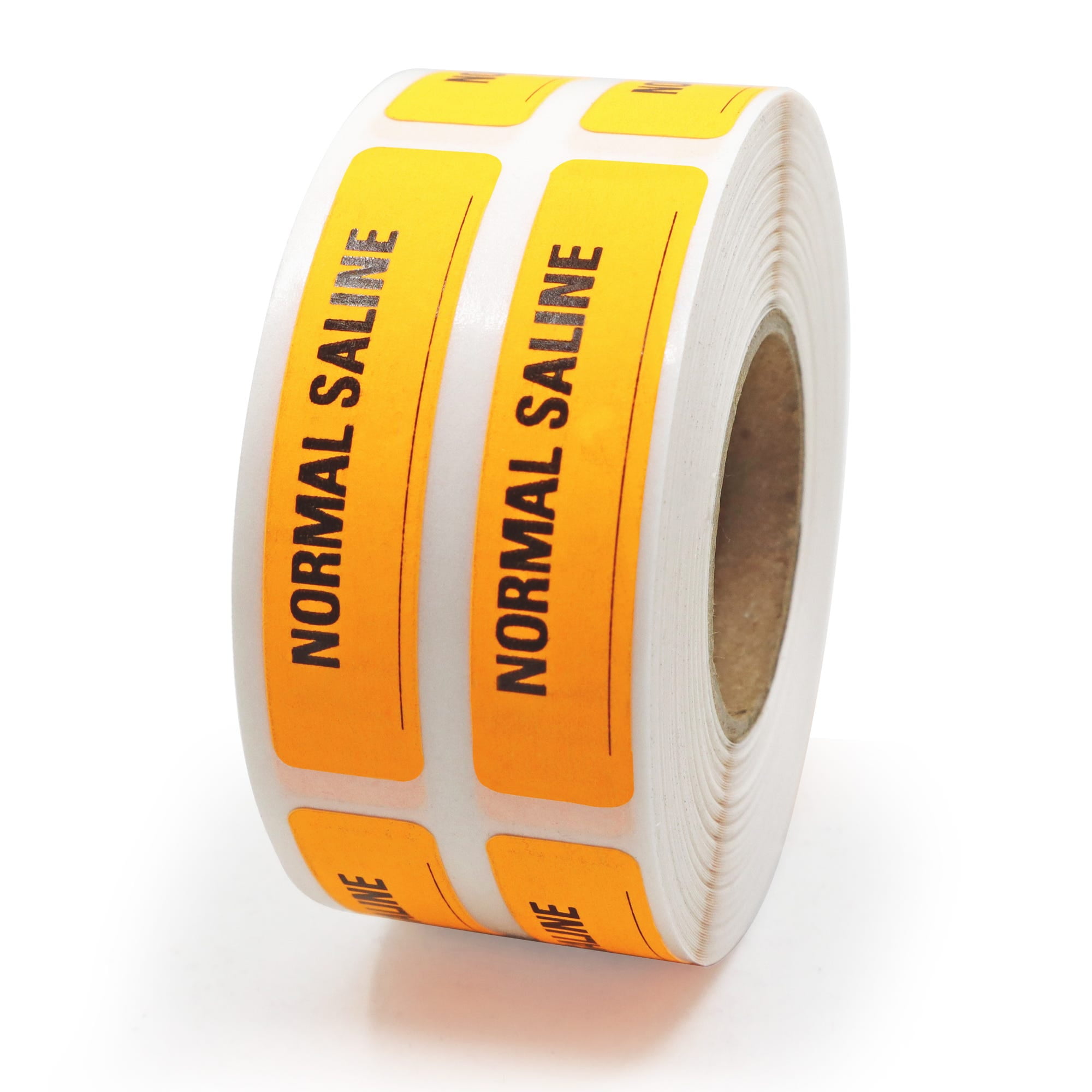 Normal Saline Injection Syringe Labels, 0.375" x 1.625", 500 Labels Per ...