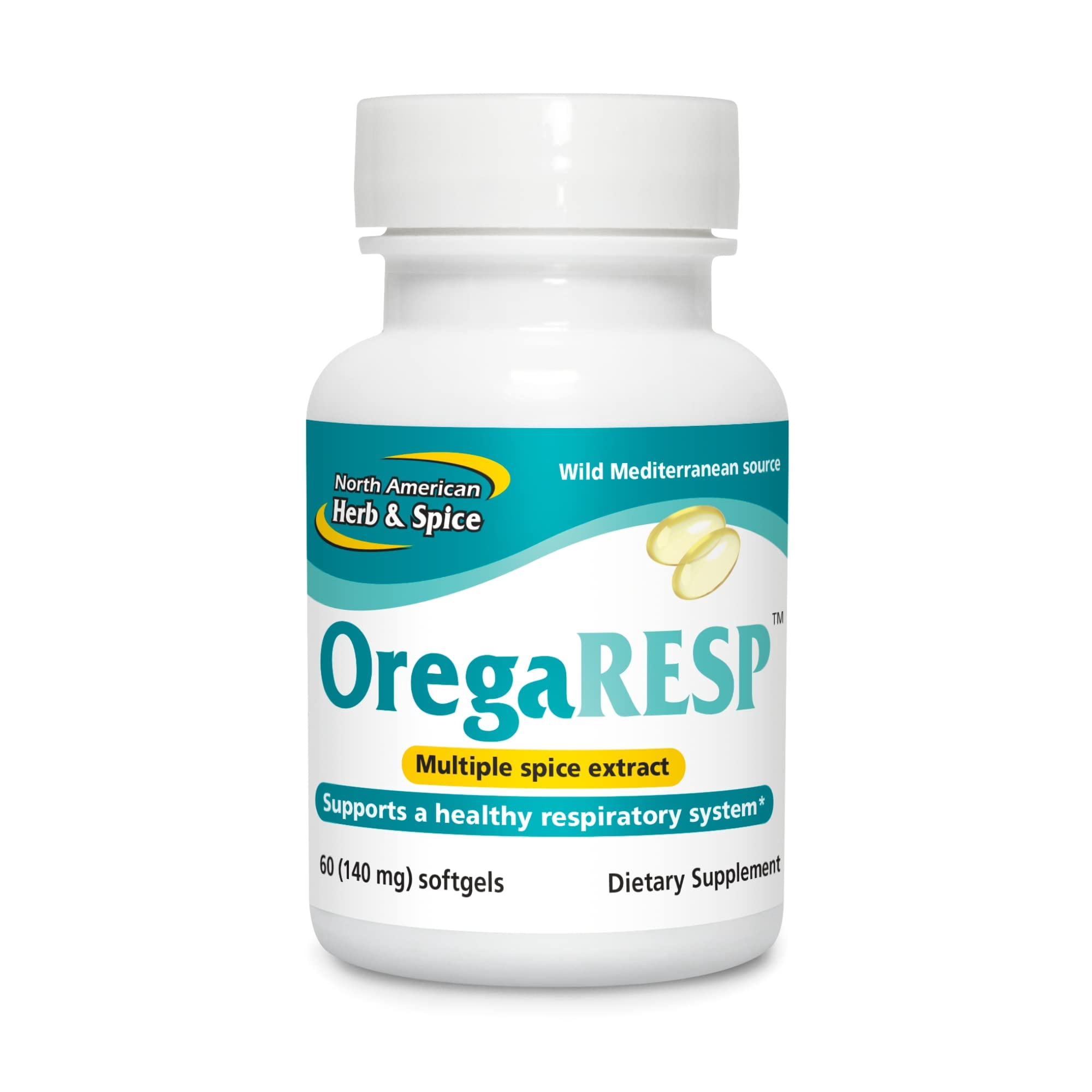 NORTH AMERICAN HERB & SPICE OregaResp P73-60 Softgels - Supports Immune ...