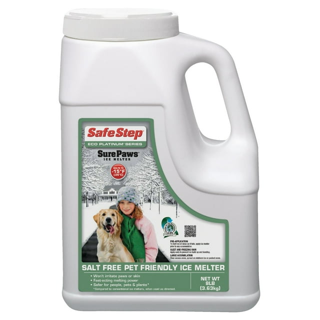 NORTH AMERICAN SALT CO 56708 Pet Safe Ice Melt 8lb, Paw Friendly, Salt ...