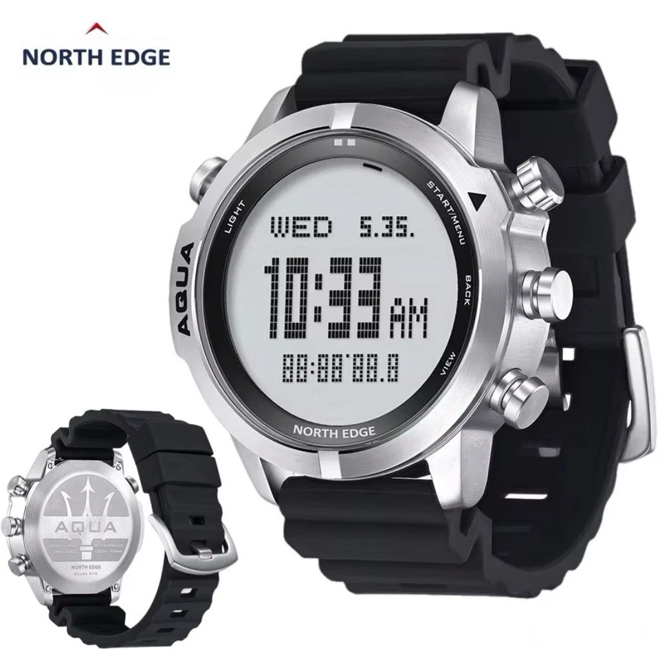 NORTH EDGE Computer 47mm Digital Diving & Outdoor Sport Wristwatch ...
