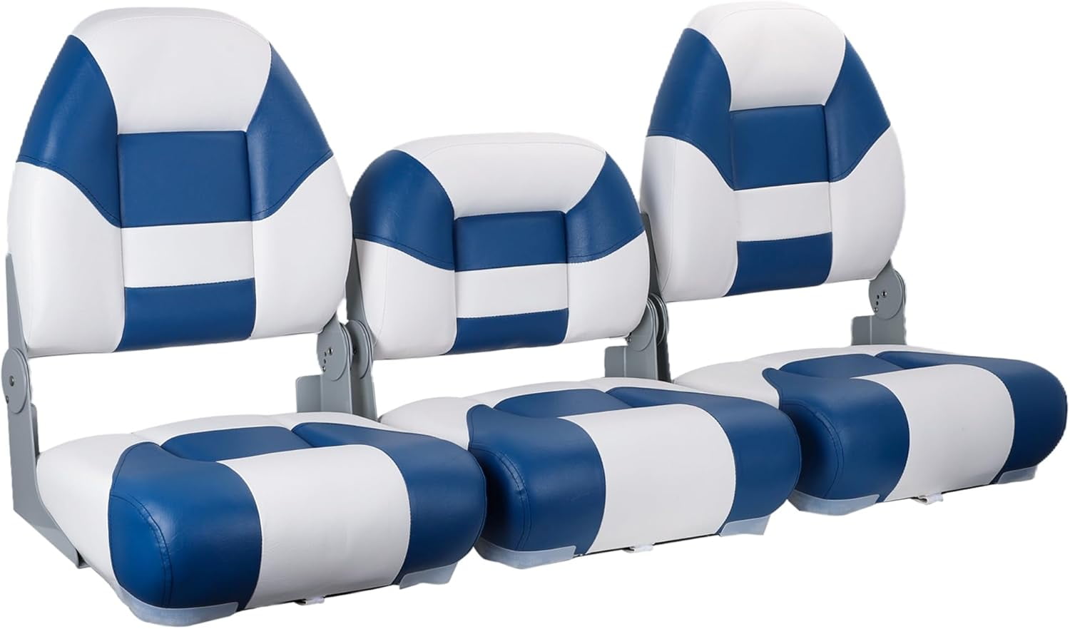 NORTHCAPTAIN Deluxe 52" Folding Bass Boat Seat 3 PCS for Fishing ...