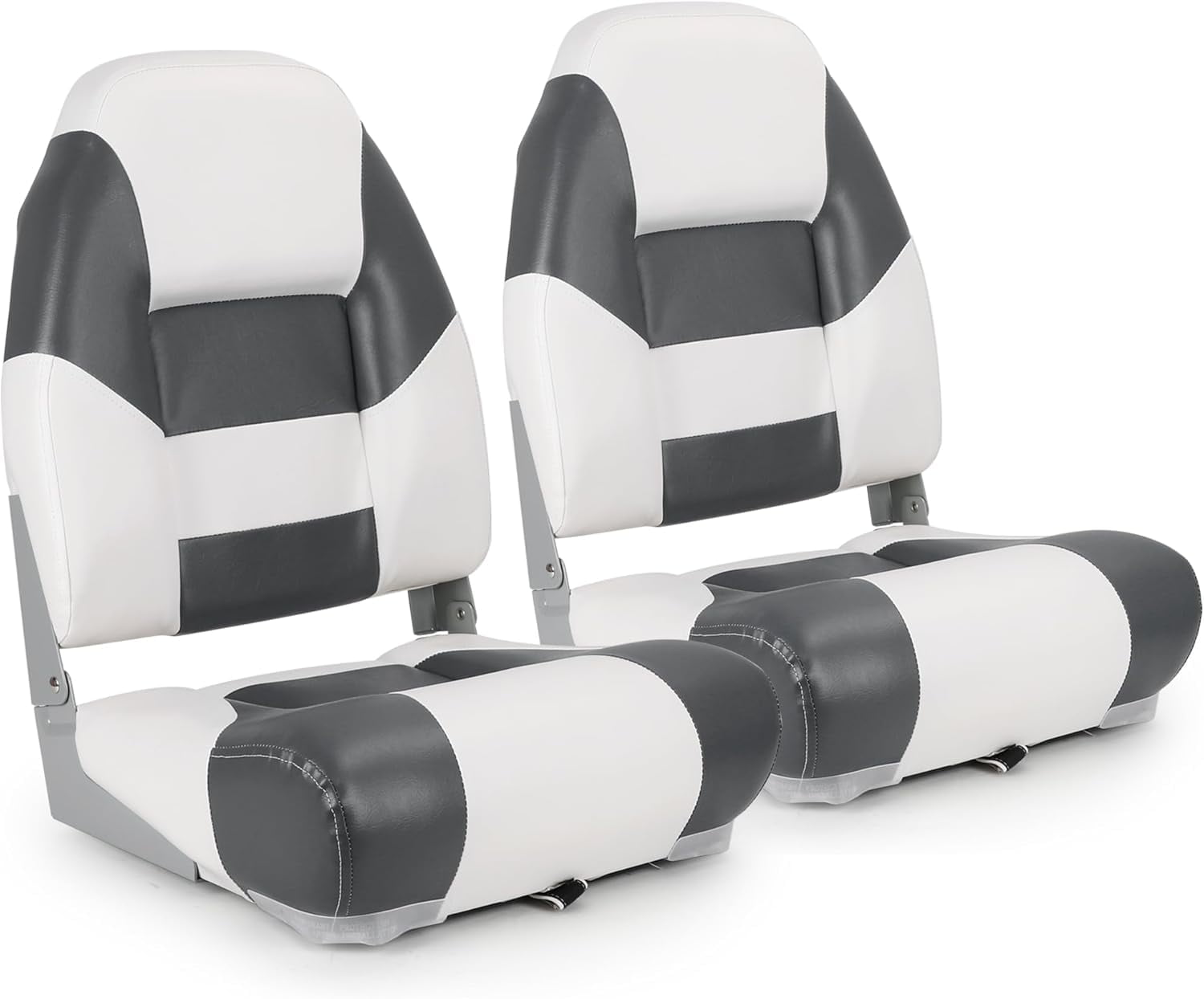 NORTHCAPTAIN Deluxe A Pair of Marine High Back Folding Fishing Boat ...