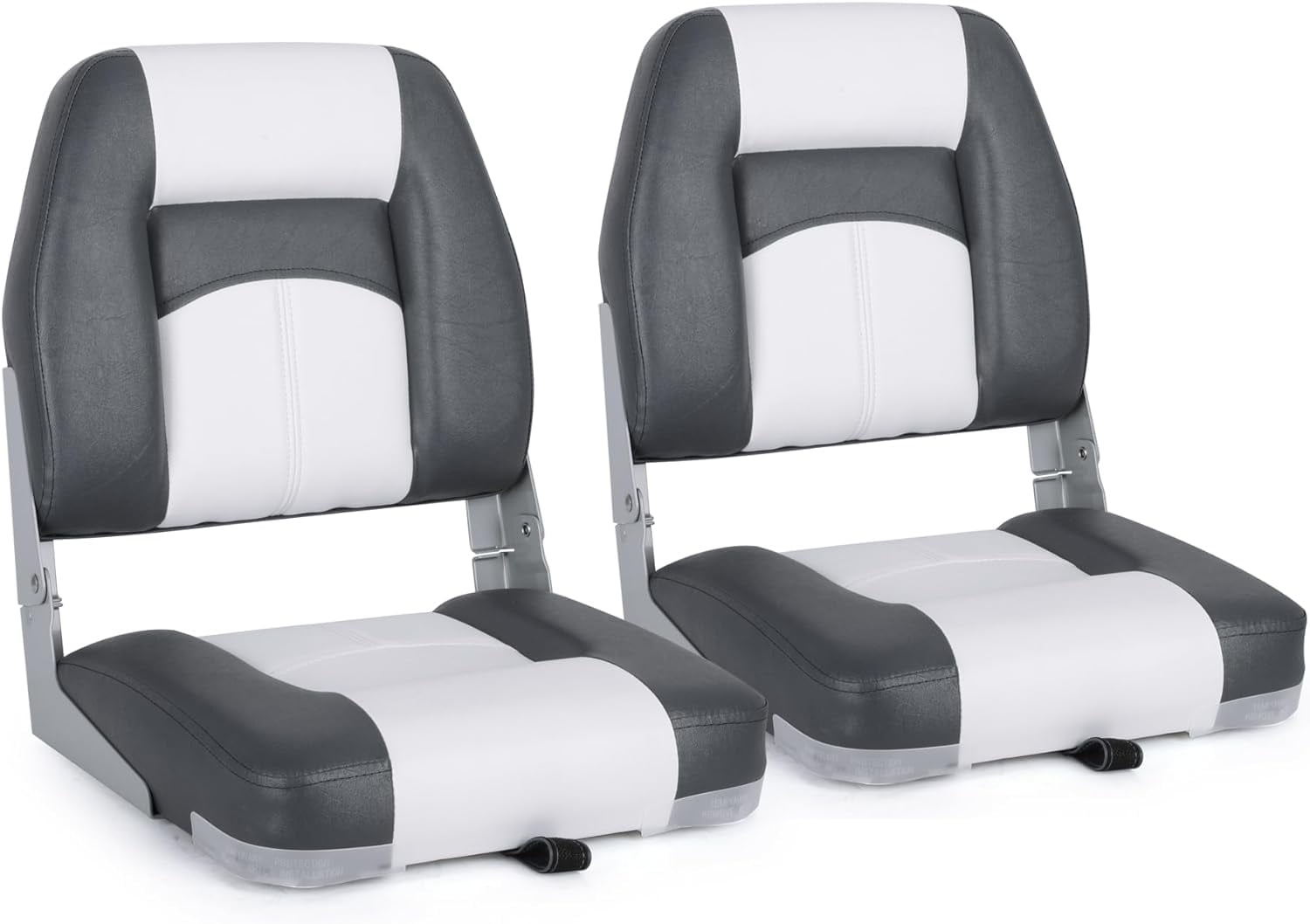 NORTHCAPTAIN Low Back Folding Boat Seat,Stainless Steel Screws Included ...
