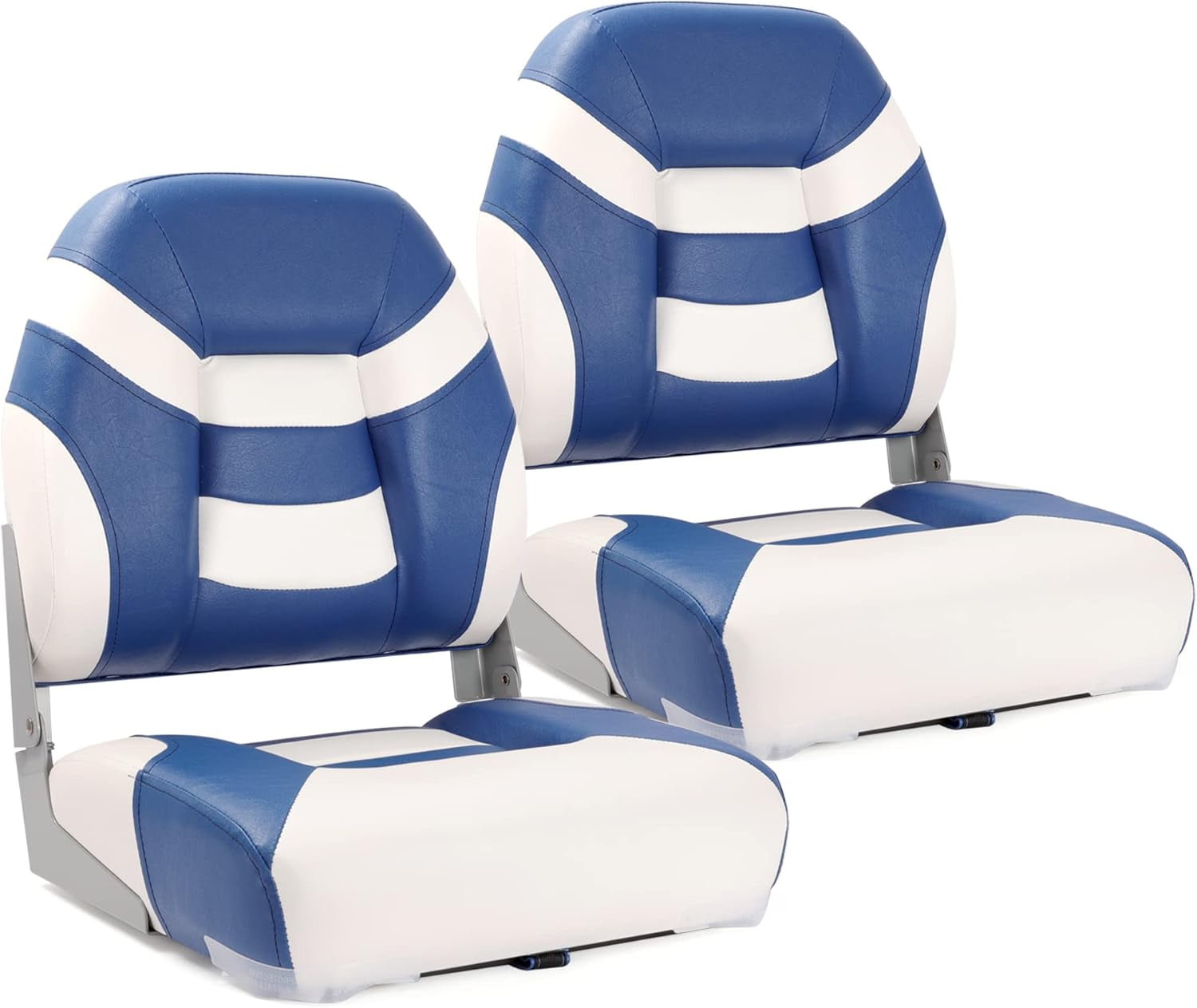 NORTHCAPTAIN Marine Low Back Folding Boat Seat,Stainless Steel Screws ...