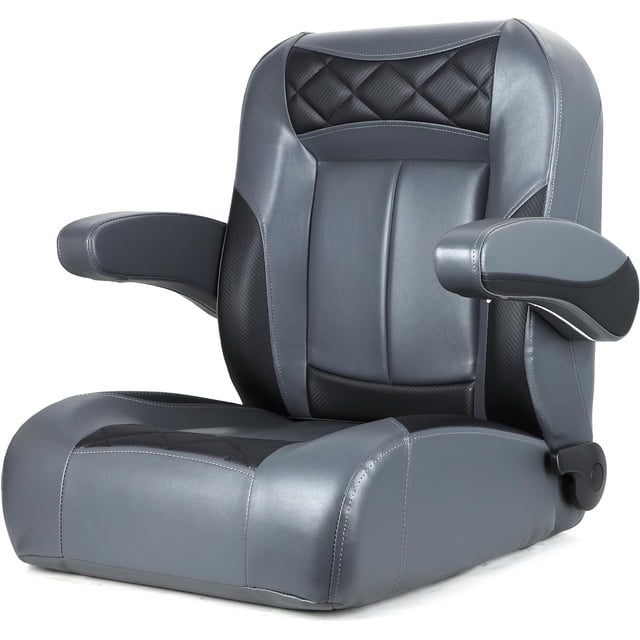 NORTHCAPTAIN Premium Reclining Pontoon Captain's Chair Low Back Boat ...