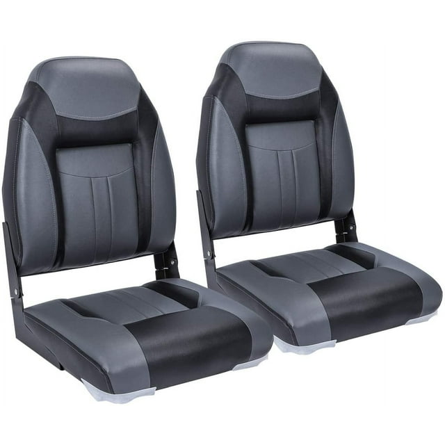 NORTHCAPTAIN S1 Deluxe High Back Folding Boat Seat,Stainless Steel ...