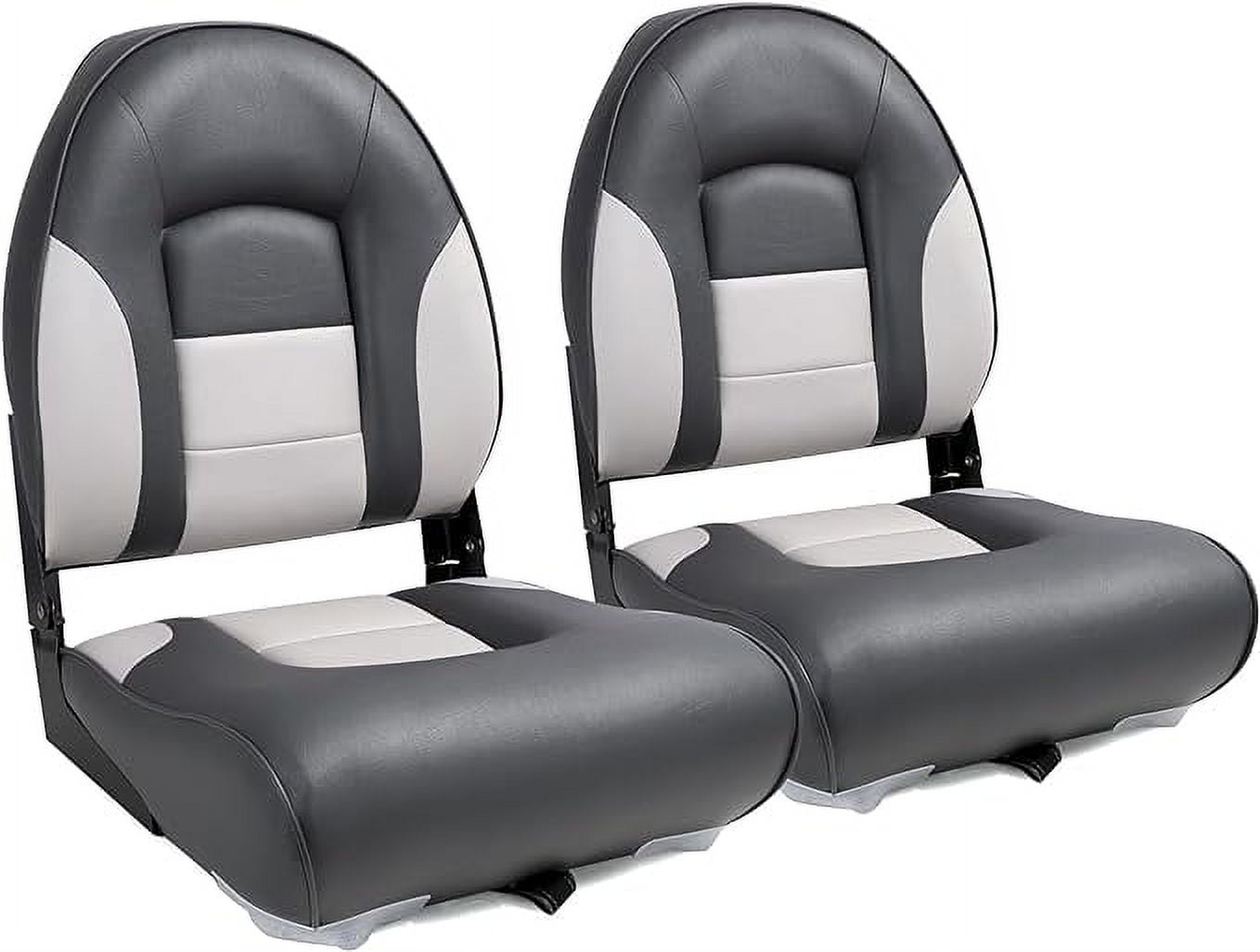 NORTHCAPTAIN S1 Pro Premium High Back Folding Boat Seat,Stainless Steel ...