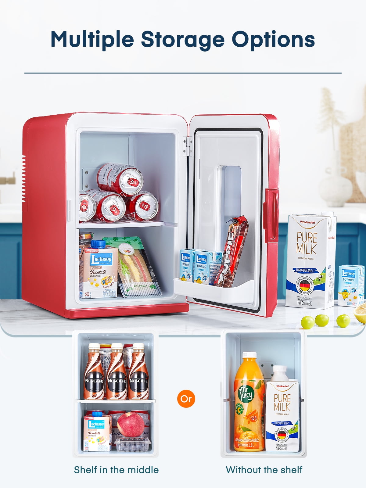 Free Shipping! Mini Fridge 10 Liter Dorm Refrigerator Portable ...